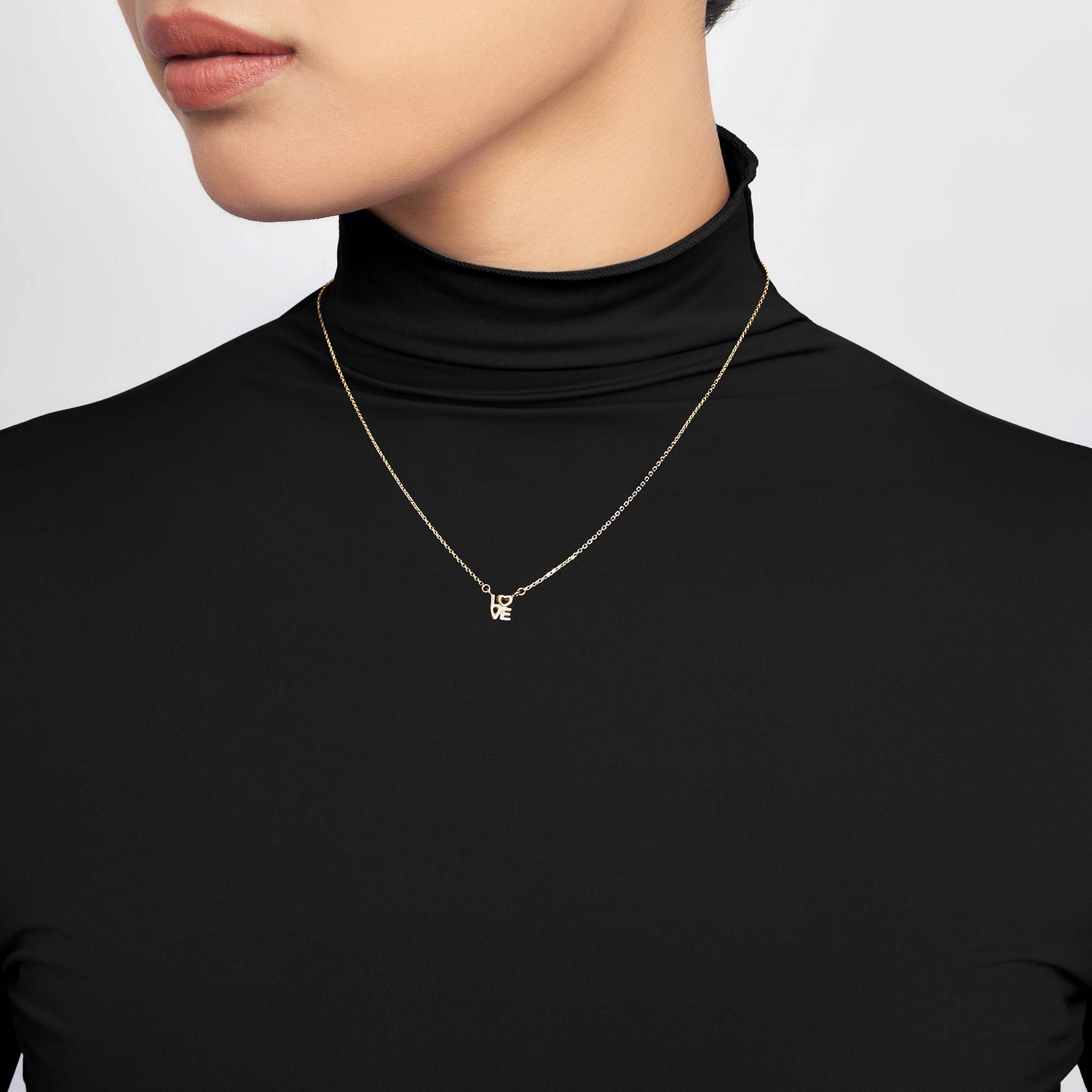 585/14K Yellow Gold Necklace CJ-6-CL MNL06