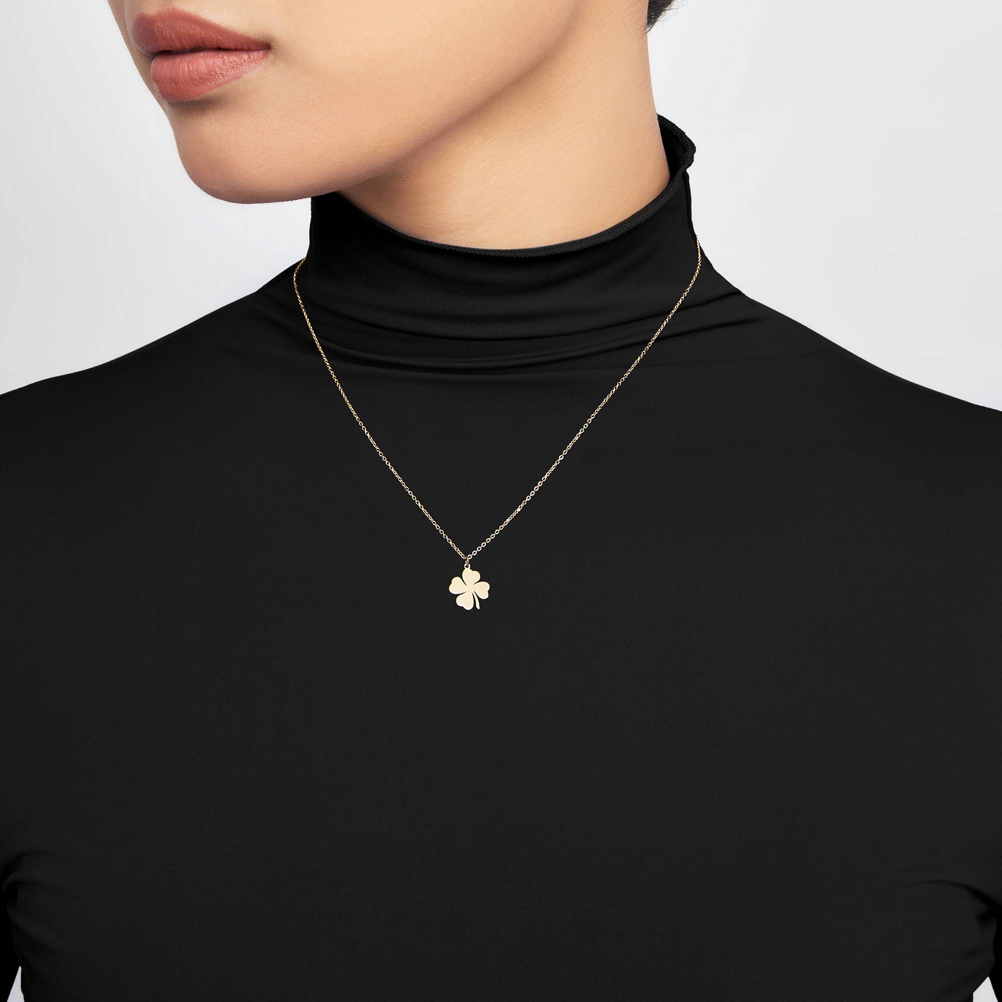 750/18K Yellow Gold Necklace CJ-CL MNL05(18Y)