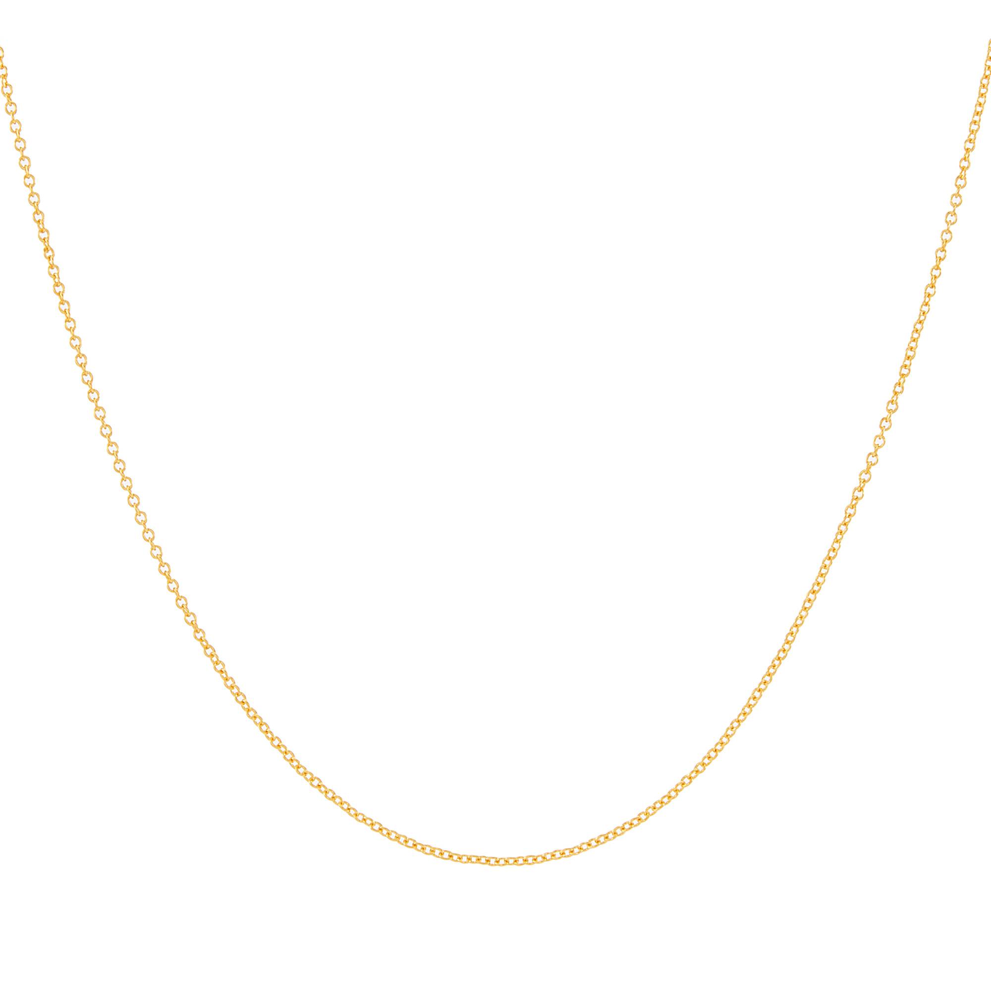 999/24K Yellow Gold Necklace WWGC1171123