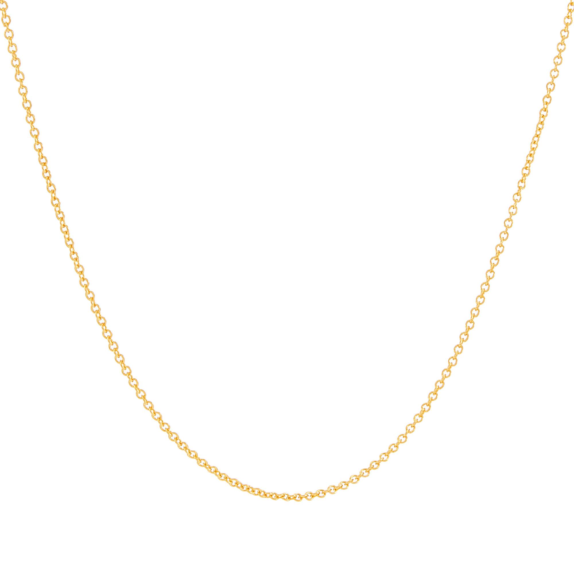 999/24K Yellow Gold Necklace WWGC1171123