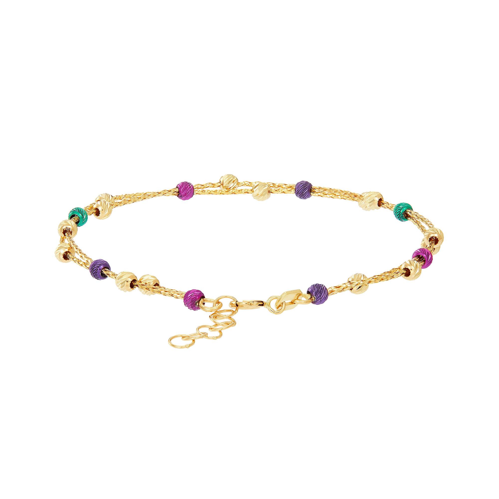 585/14K Yellow Gold Bracelet 714-BR TWC01-72P3-Y