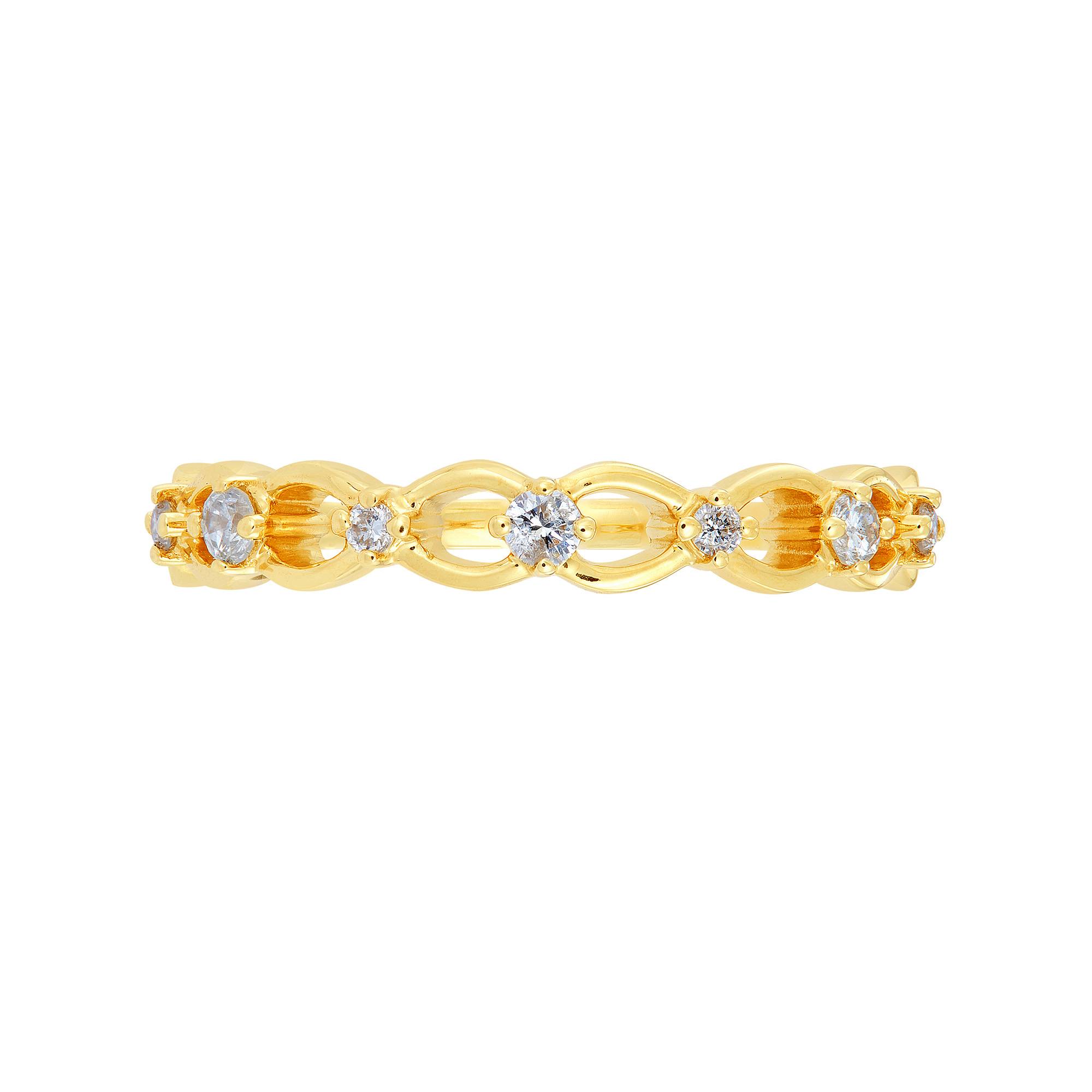 CHIC | Round Diamond Ring in 375/9K Yellow Gold 267571123(YG)