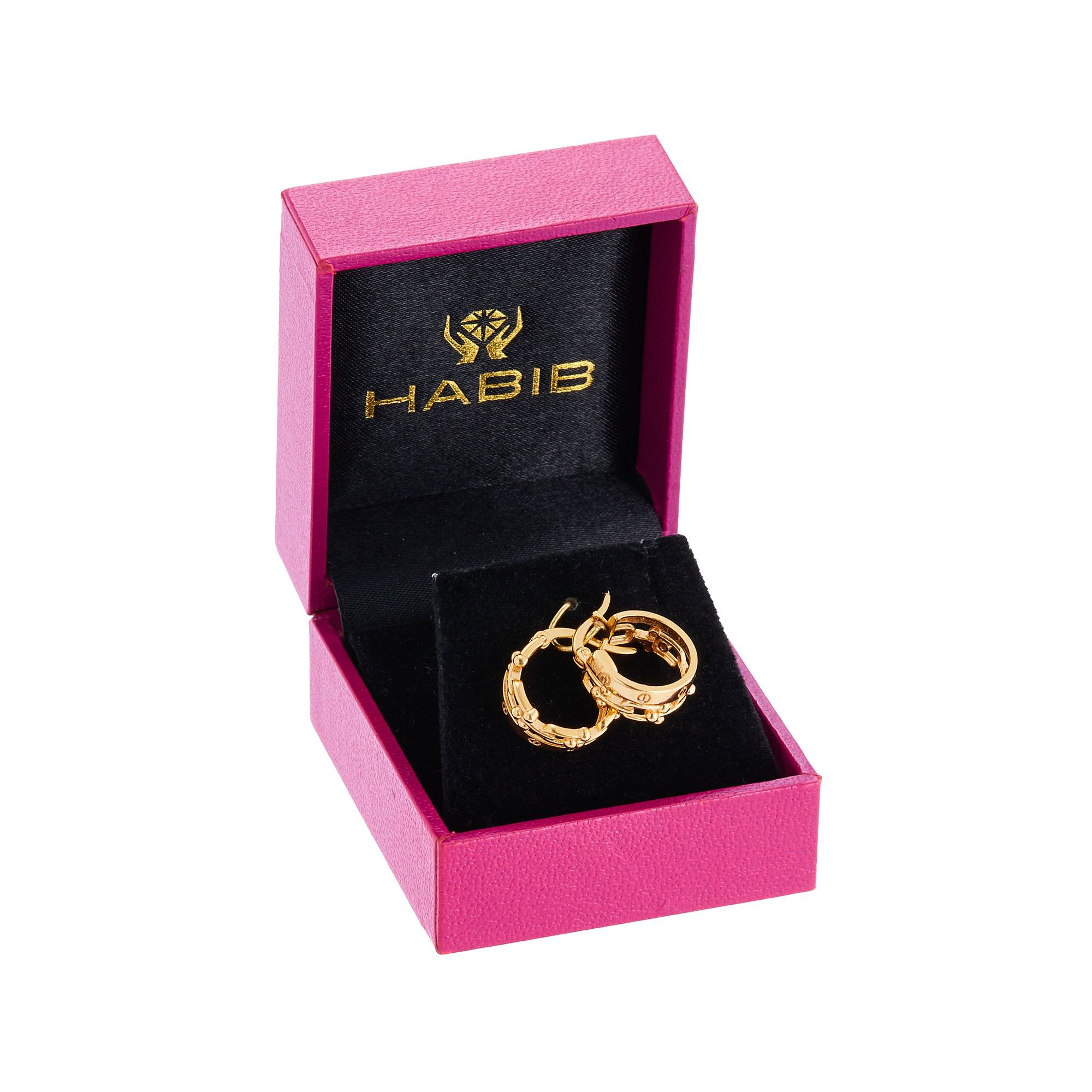 HABIB Oro Italia 916 Yellow Gold Earrings GE74530923
