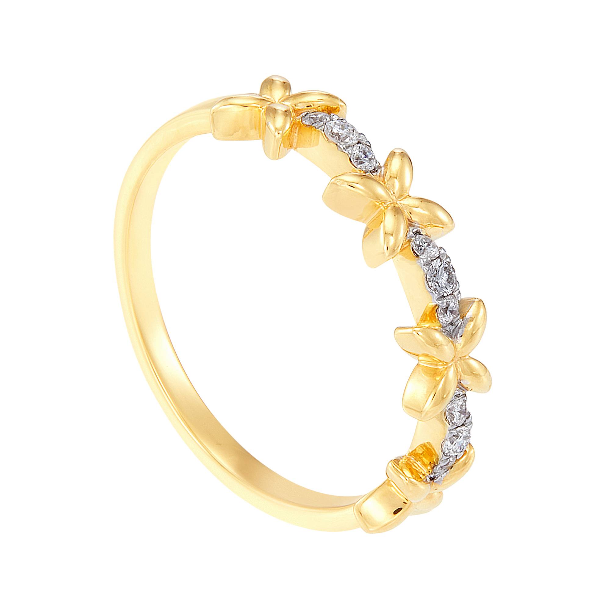 IXORA | Round Diamond Ring in 375/9K Yellow Gold 267190823(R)-YG