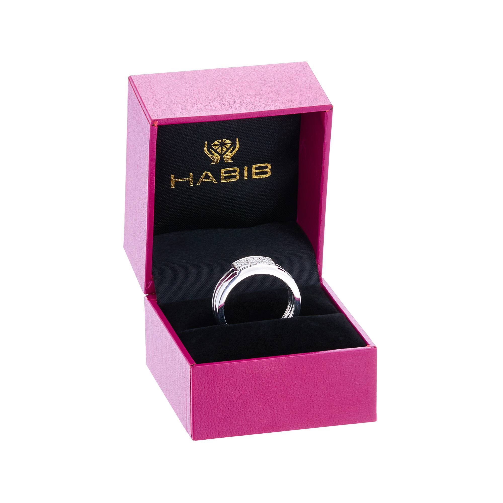 Diamond Men's Ring in 925 Silver Palladium 266200323(PLD)