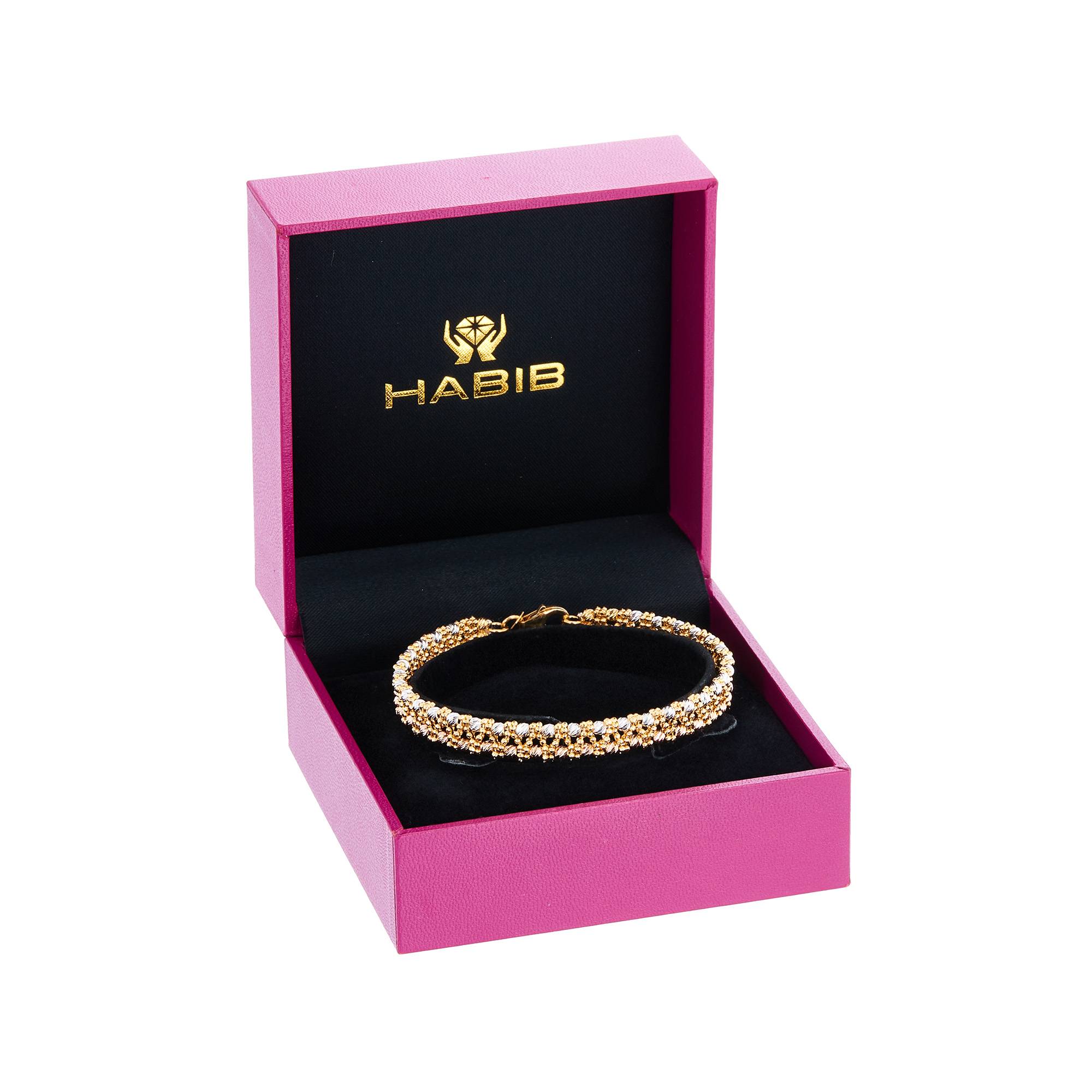 STELLA | Oro Italia 916 Yellow, White and Rose Gold Bangle GB83961023(Y ...