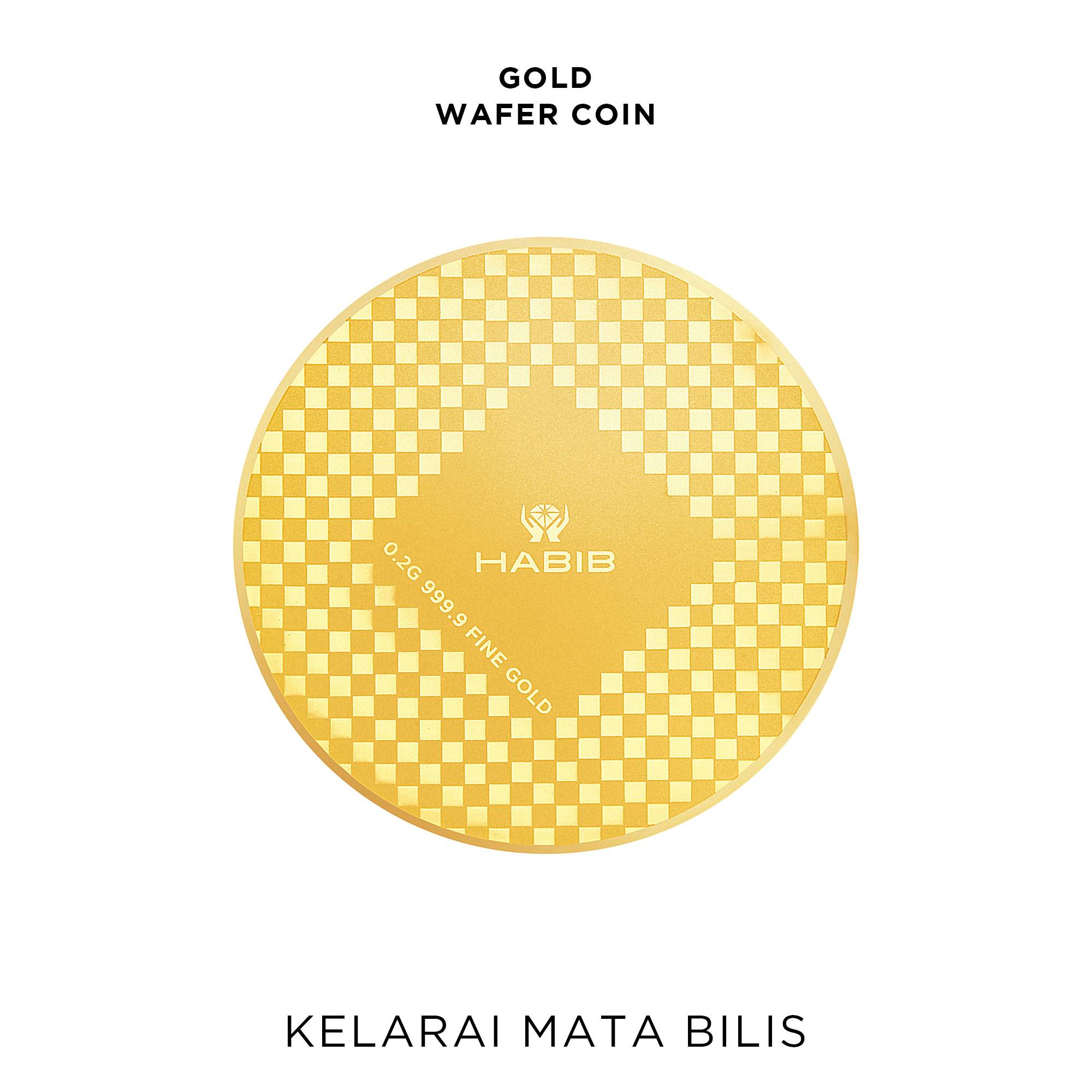 Anyaman Collection | 999.9 Gold Wafer Coin (0.20g)