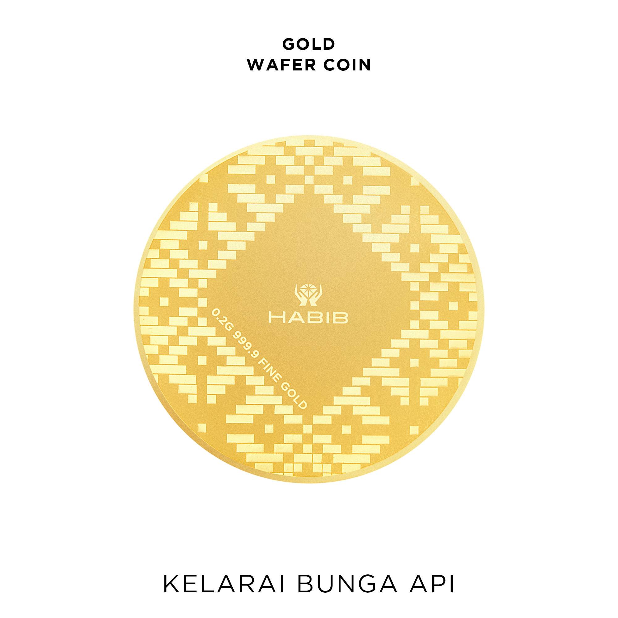 Anyaman Collection | 999.9 Gold Wafer Coin (0.20g)