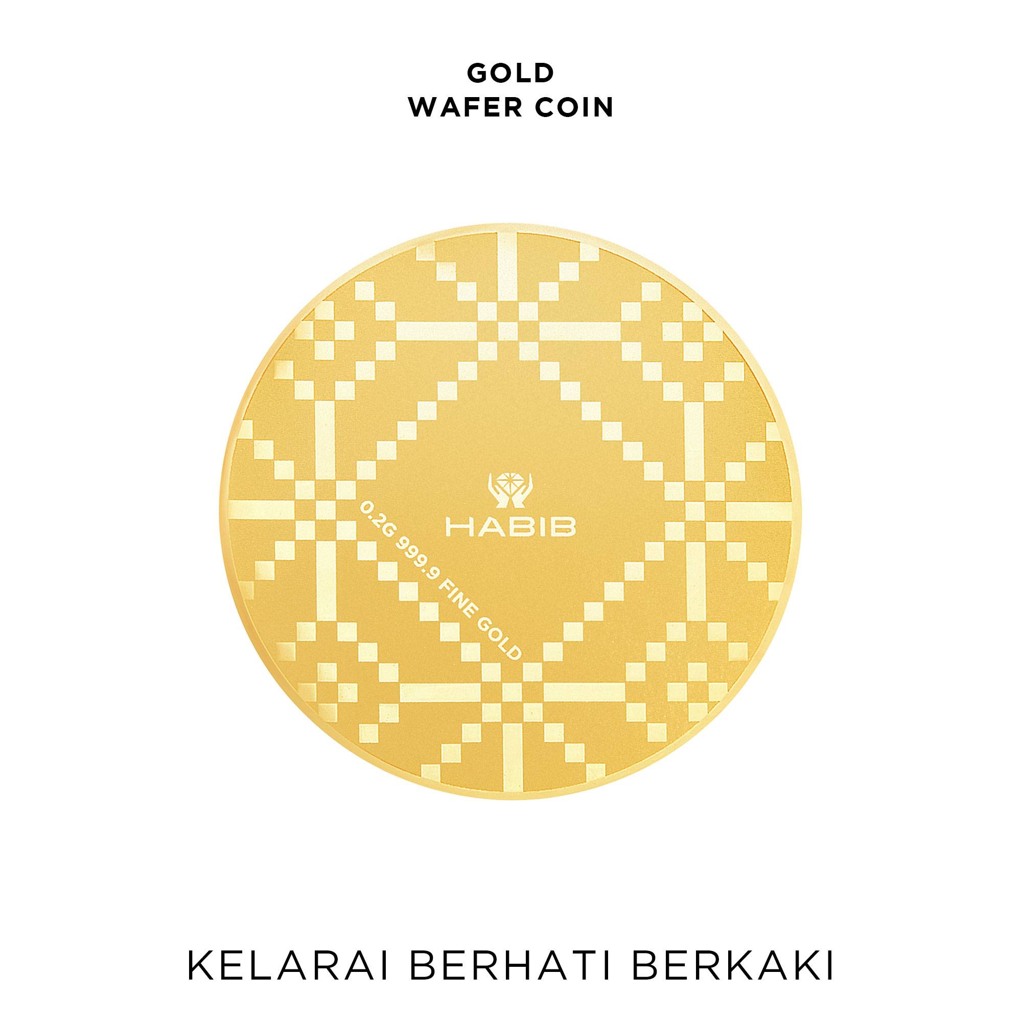 Anyaman Collection | 999.9 Gold Wafer Coin (0.20g)