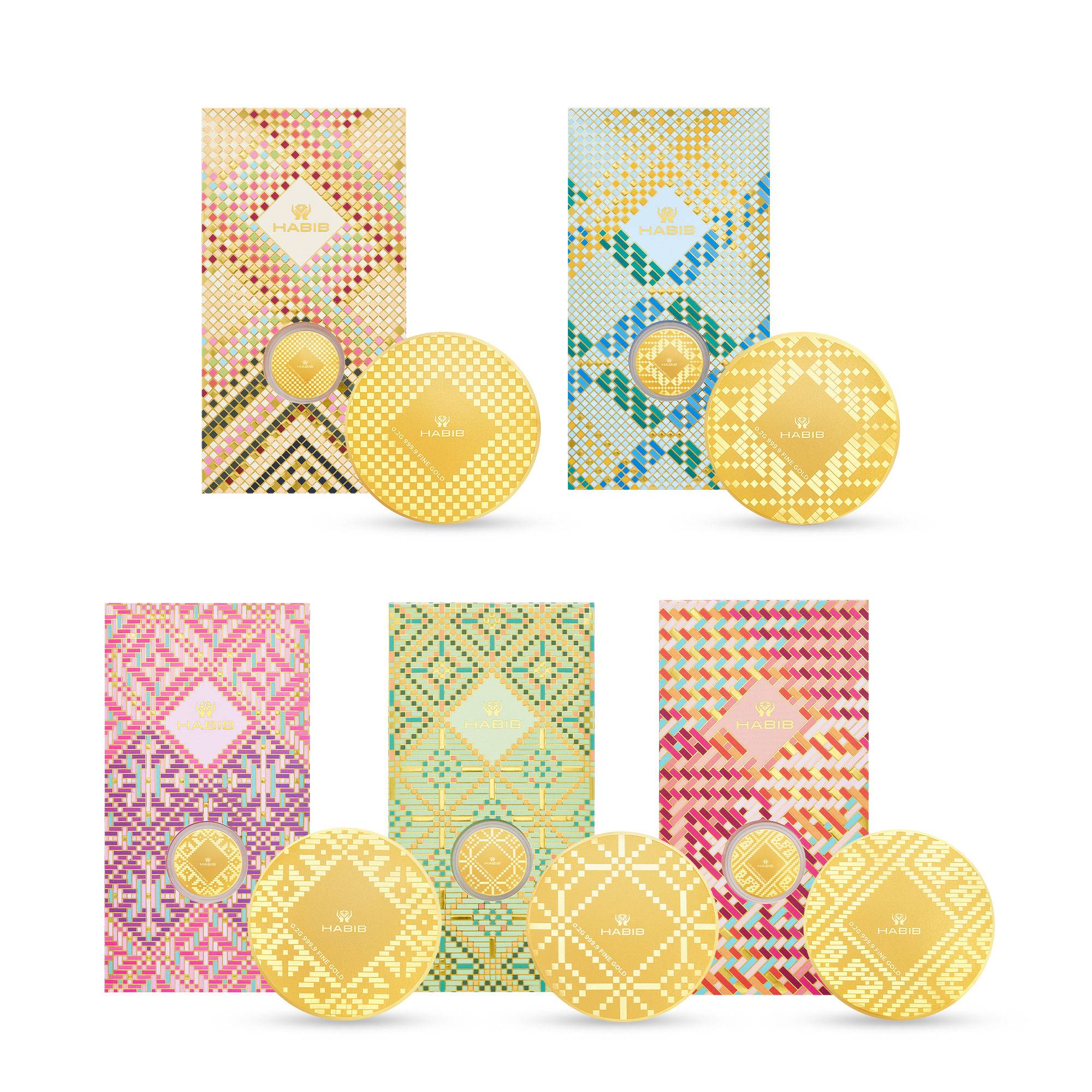 Anyaman Collection | 999.9 Gold Wafer Coin (0.20g)