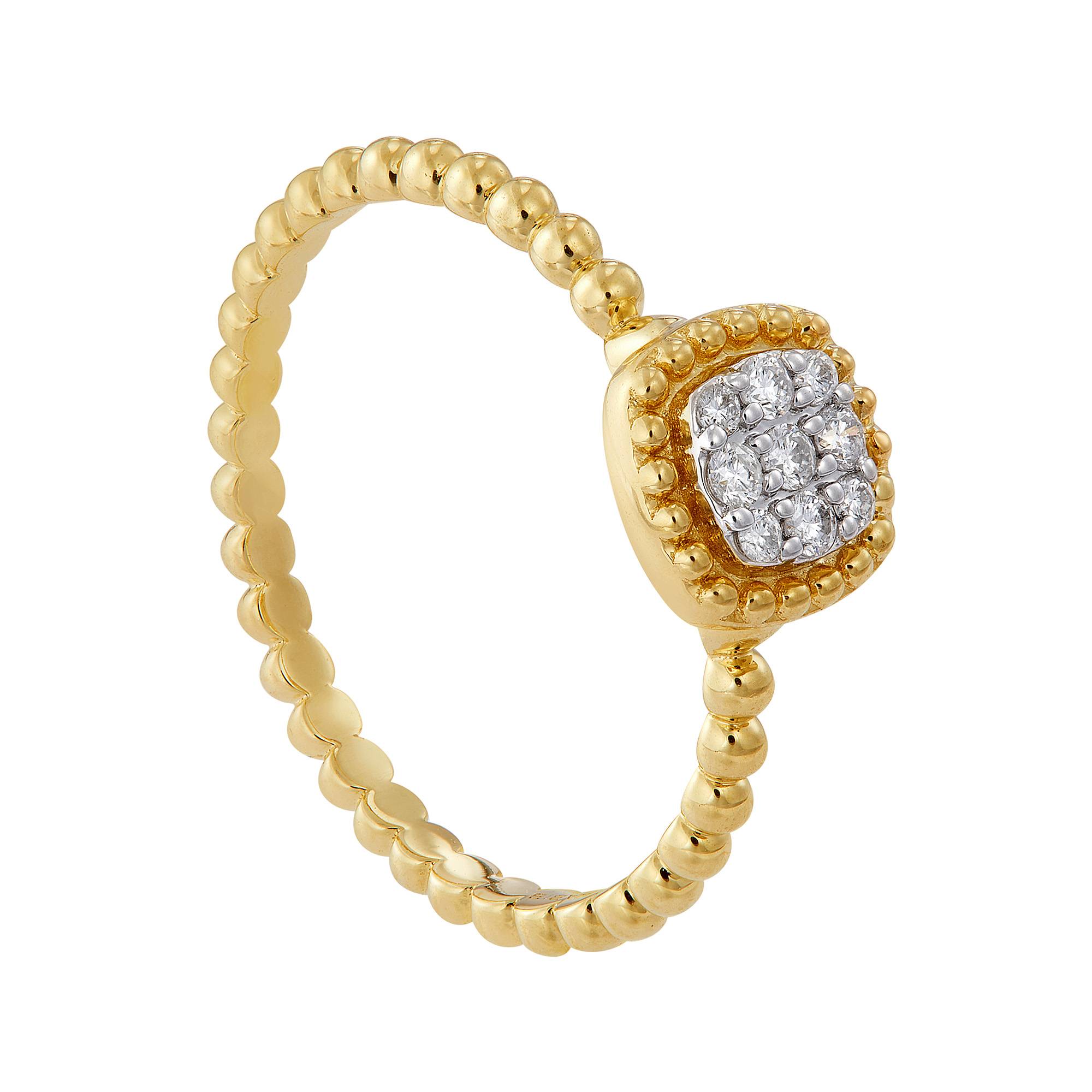 MYRA | Diamond Ring in 375/9K Yellow Gold 268530124