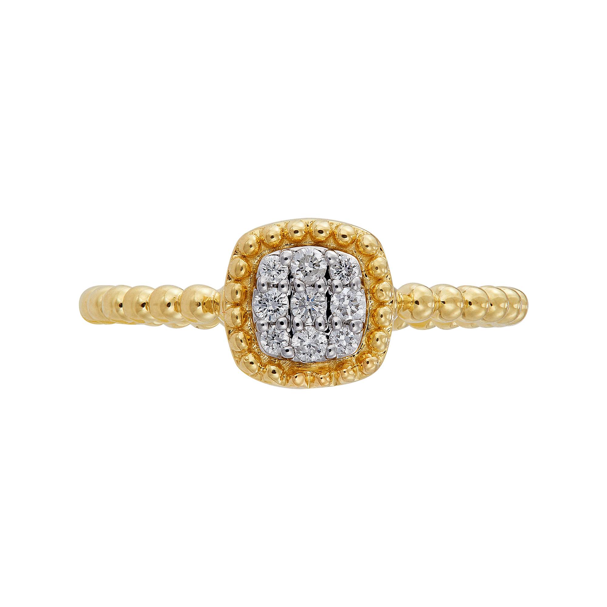 MYRA | Diamond Ring in 375/9K Yellow Gold 268530124