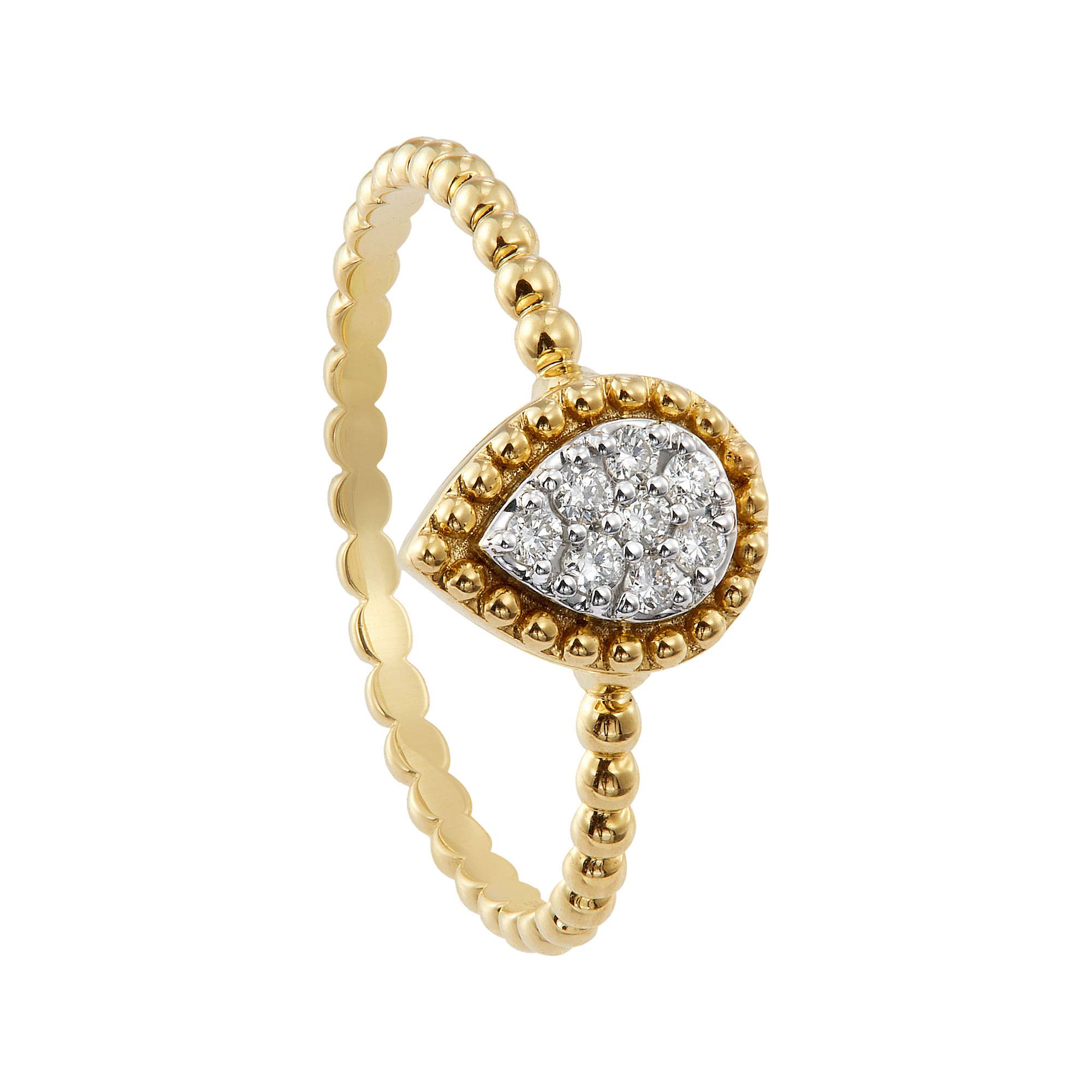 MYRA | Diamond Ring in 375/9K Yellow Gold 268560124