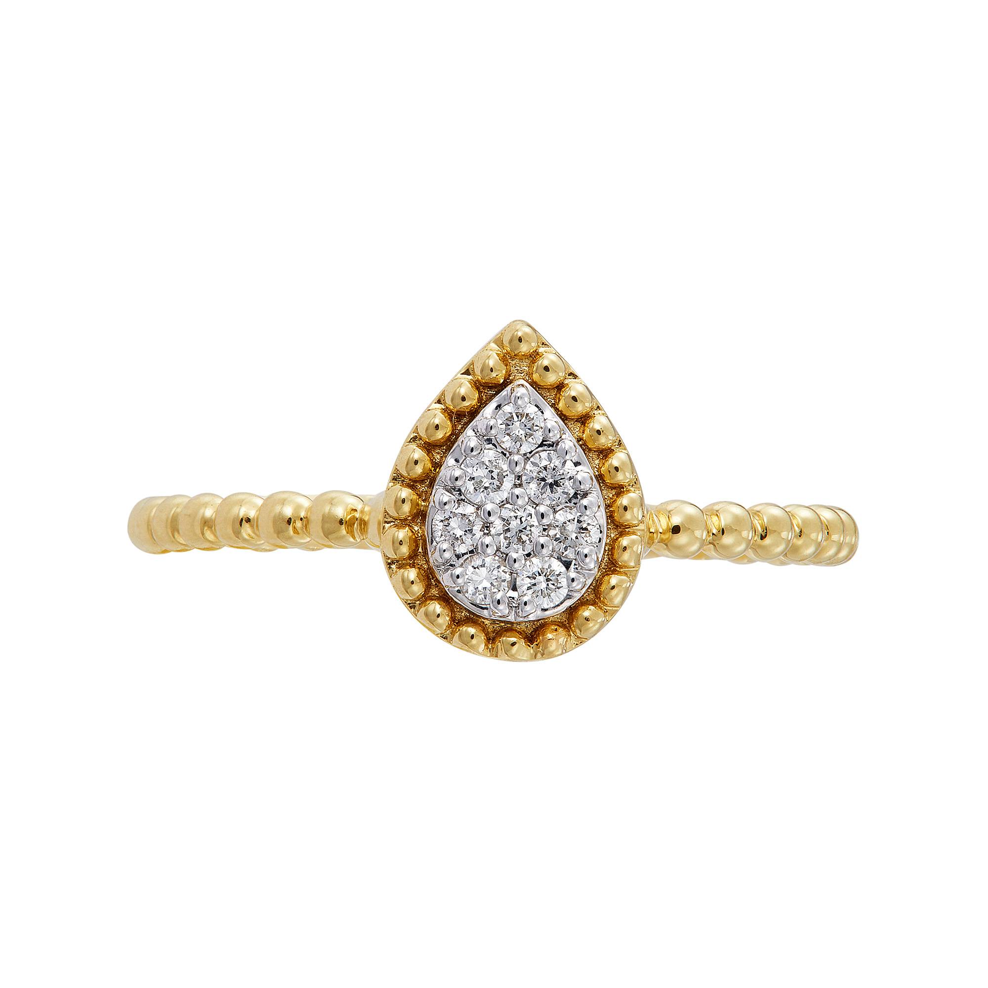 MYRA | Diamond Ring in 375/9K Yellow Gold 268560124