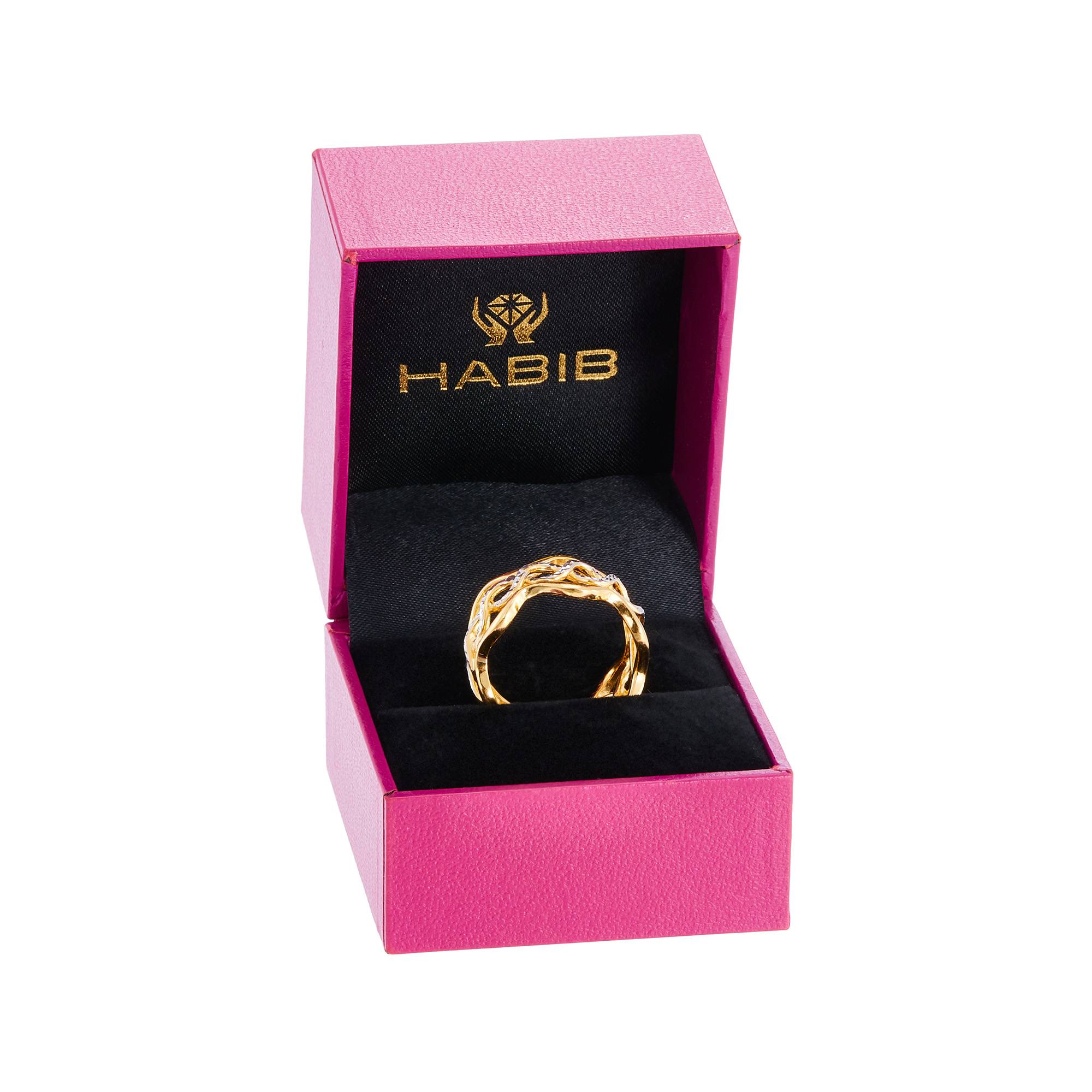 HABIB 916/22K Yellow and White Gold Ring R68810124(B-L)