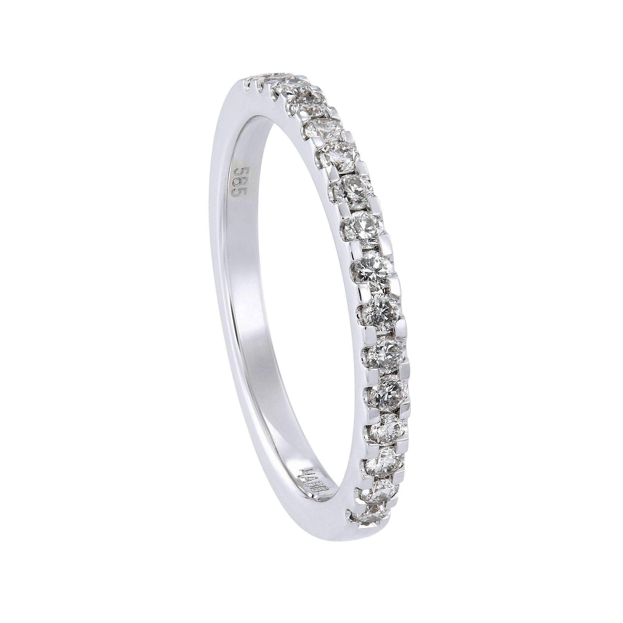 Diamond Ring in 585 14K White Gold 268431223