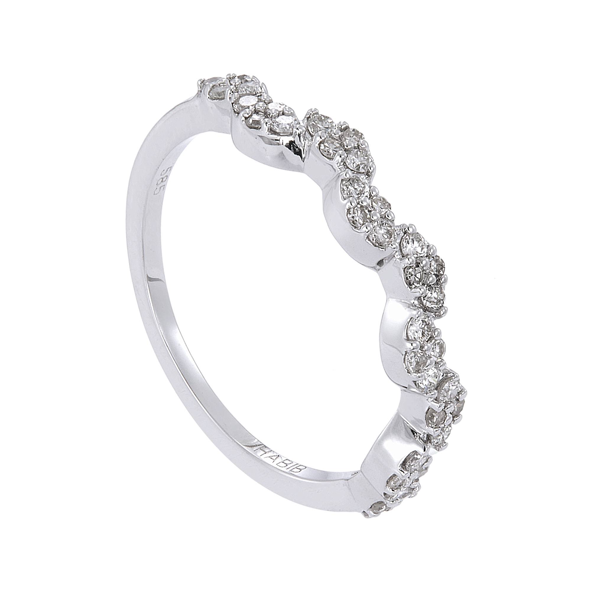 Diamond Ring in 585/14K White Gold 268441223
