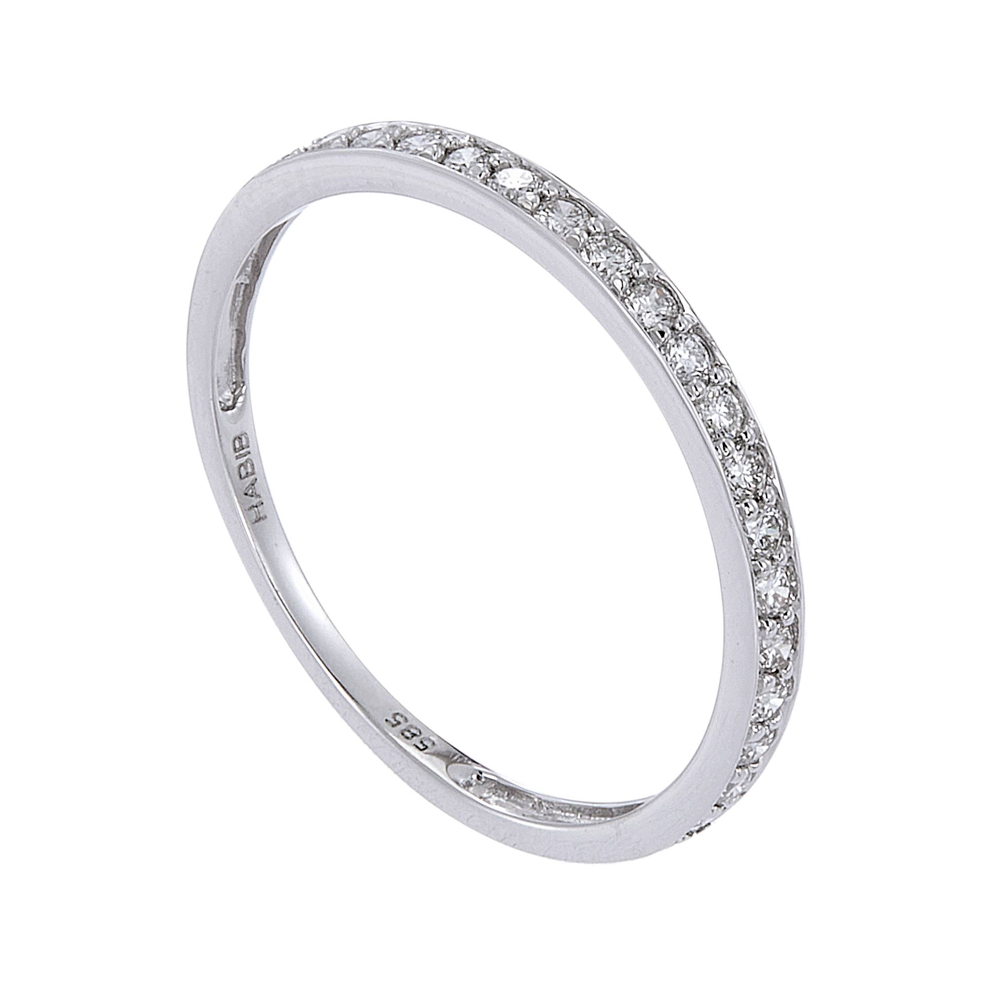 Diamond Ring in 585/14K White Gold 268461223