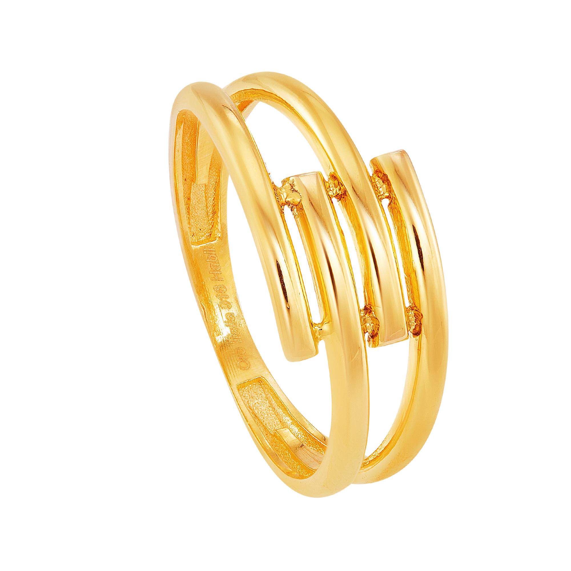 Oro Italia 916 Yellow Gold Ring GR52581023