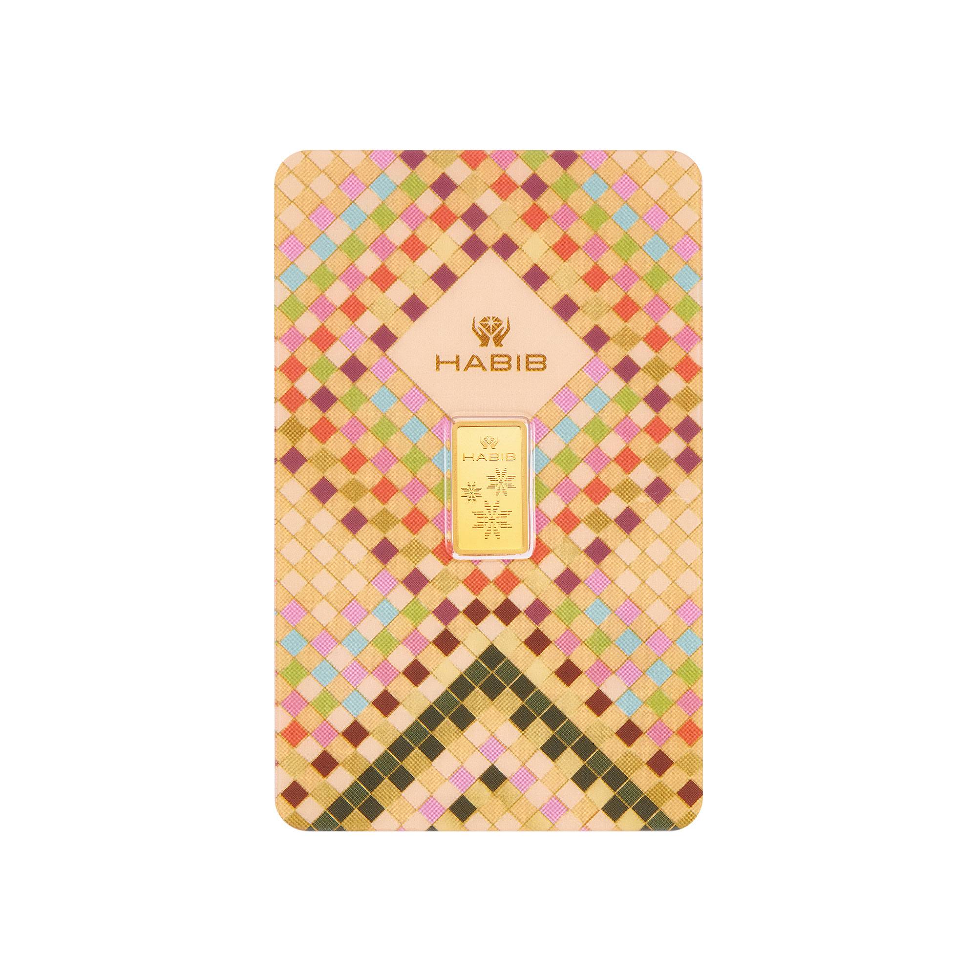 HABIB 0.5g 999.9 Gold Bar (Anyaman) - Accredited By London Bullion ...