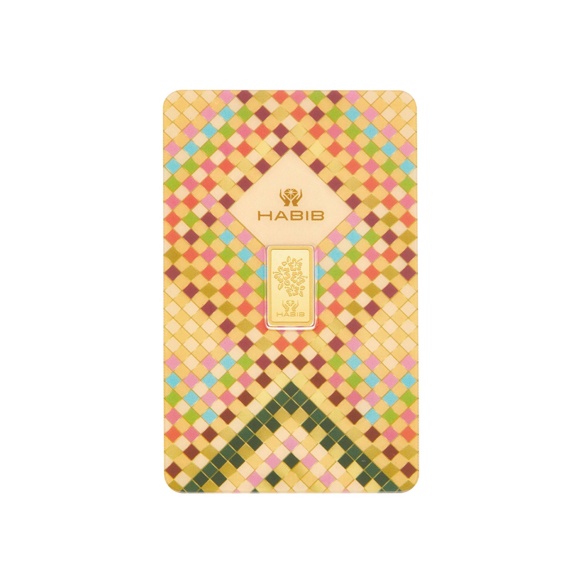 HABIB 0.5g 999.9 Gold Bar (Anyaman) - Accredited By London Bullion ...