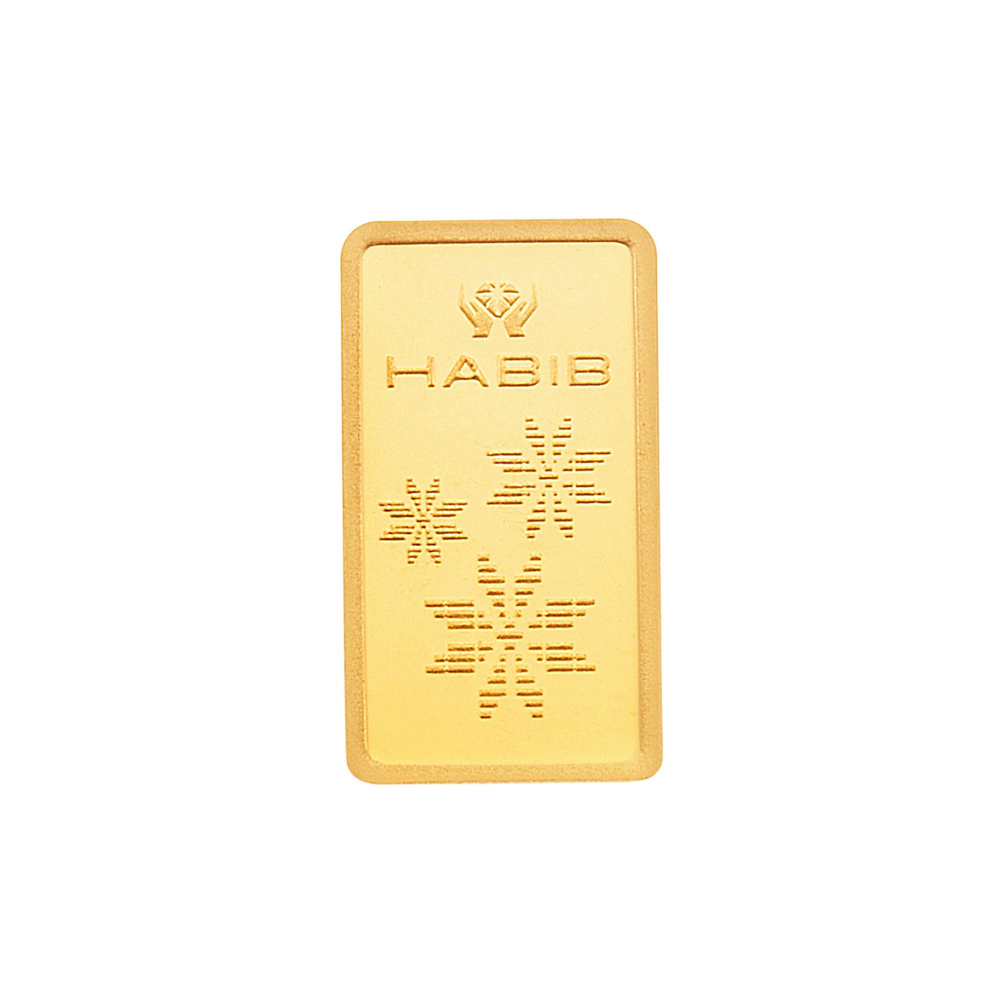 HABIB 0.5g 999.9 Gold Bar (Anyaman) - Accredited By London Bullion ...