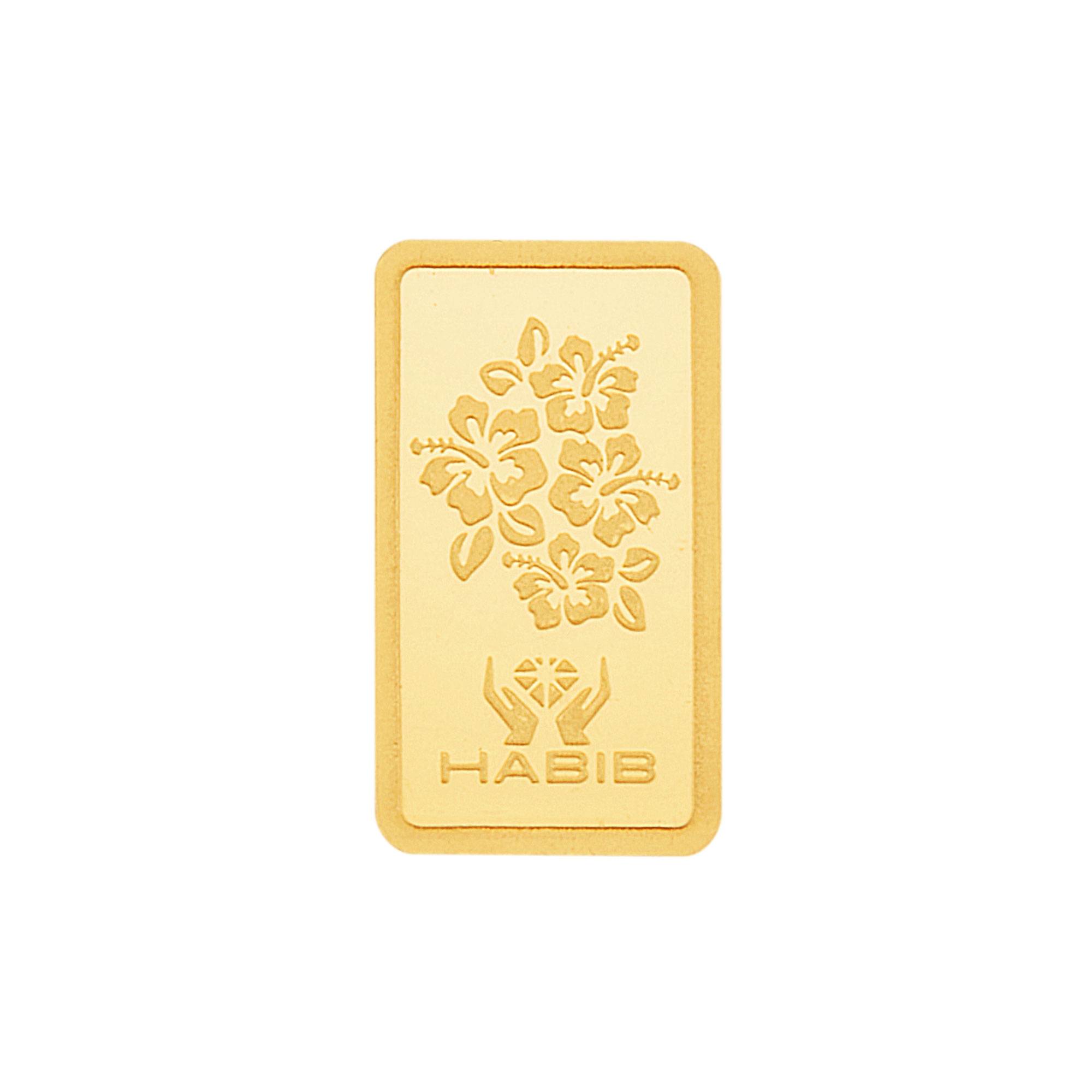HABIB 1g 999.9 Gold Bar (Anyaman) - Accredited By London Bullion Market ...