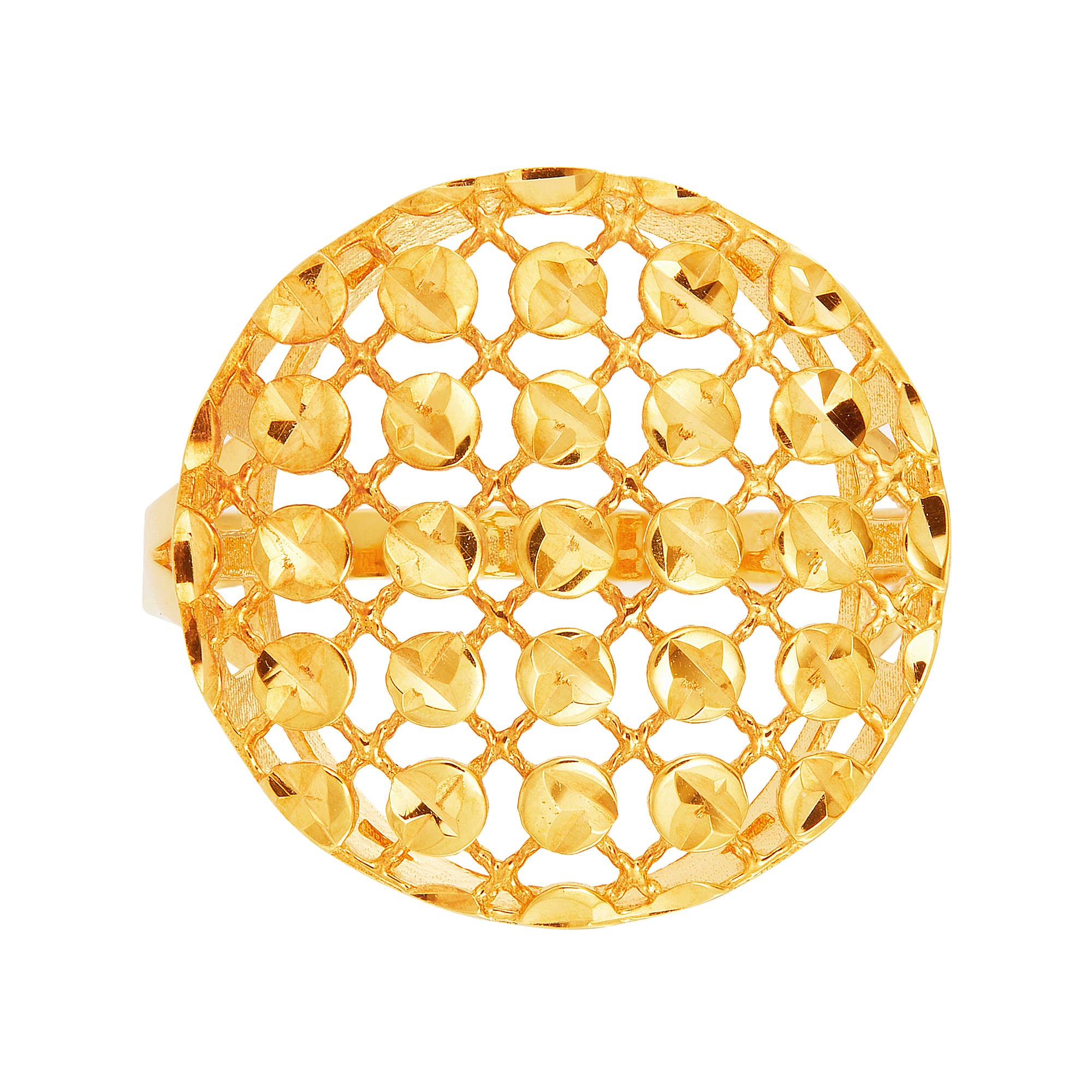 Oro Italia 916 Yellow Gold Ring GR52351023