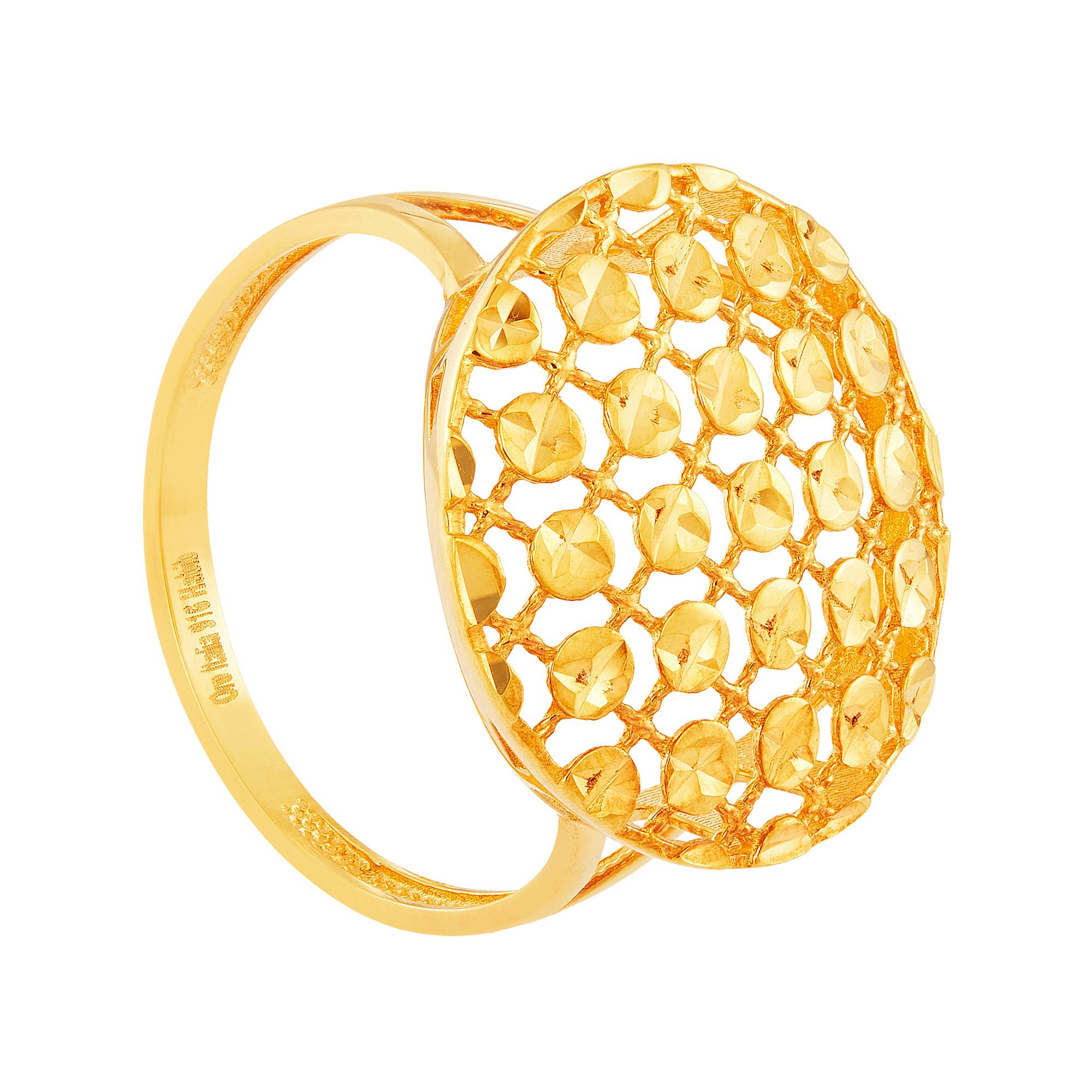 Oro Italia 916 Yellow Gold Ring GR52351023