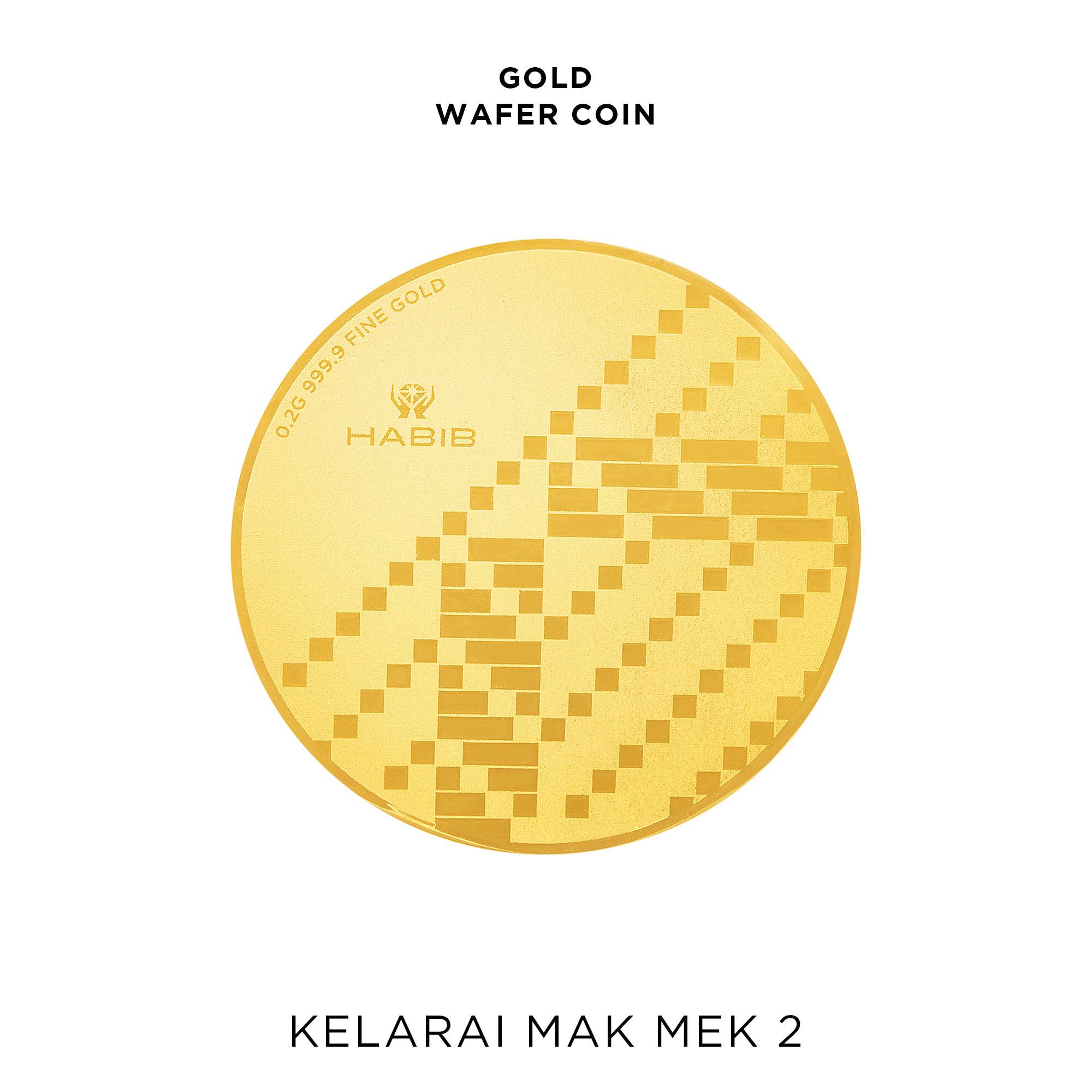 Anyaman 2.0 Collection | 999.9 Gold Wafer Coin (0.20g)