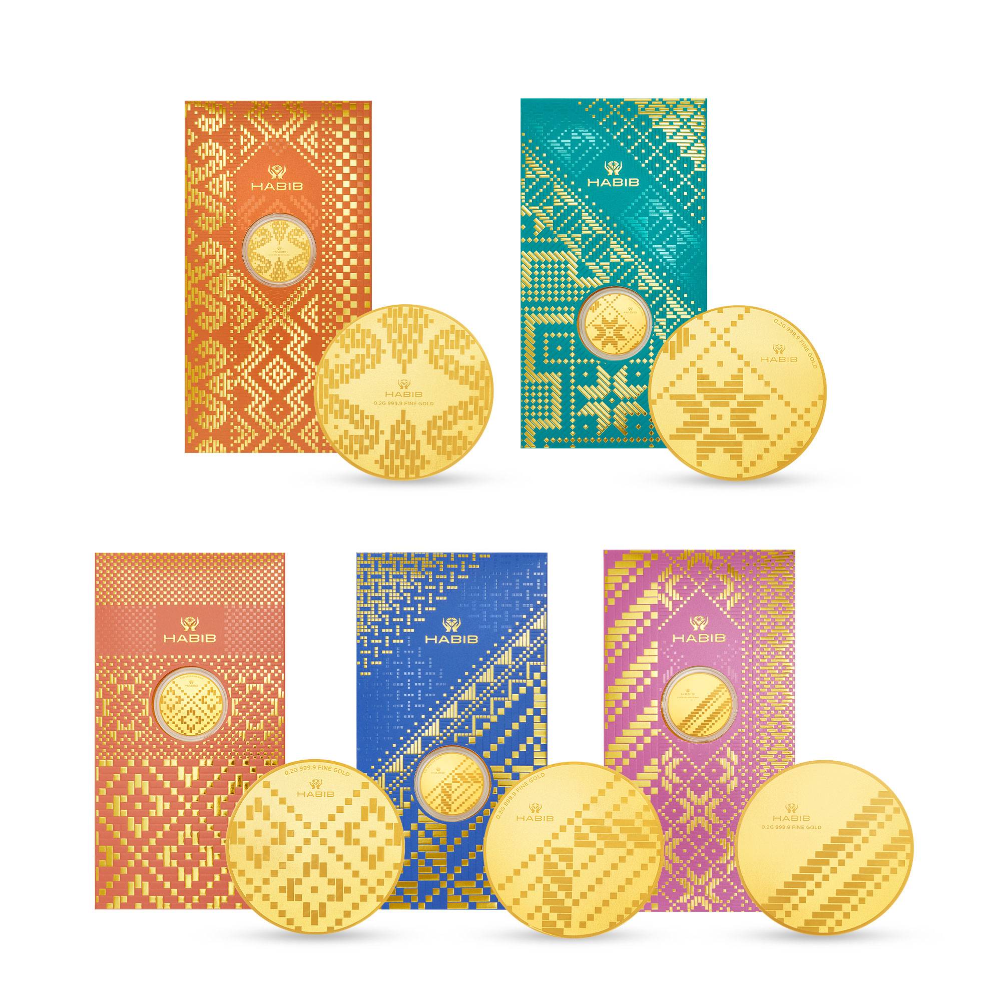 Anyaman 2.0 Collection | 999.9 Gold Wafer Coin (0.20g)