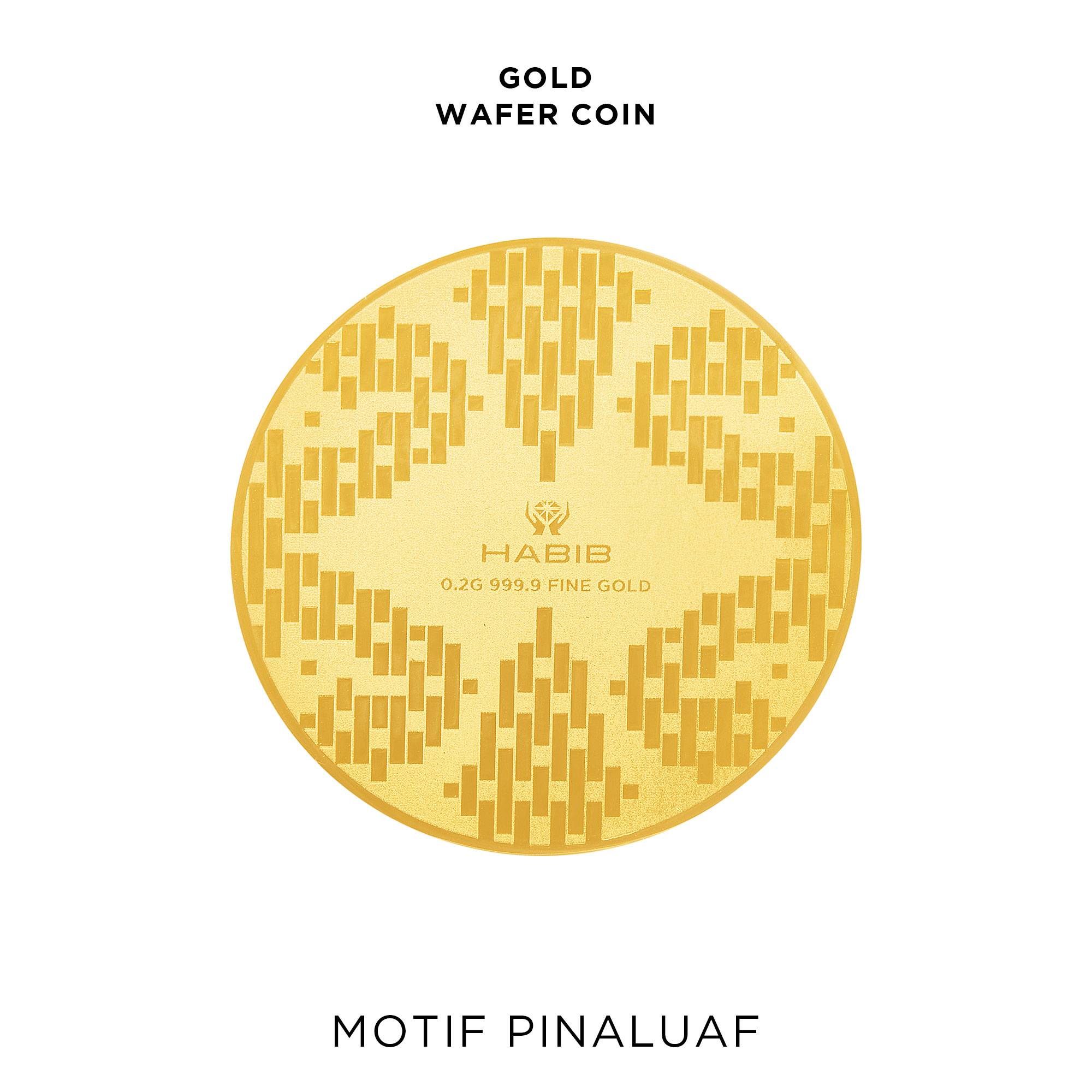 Anyaman 2.0 Collection | 999.9 Gold Wafer Coin (0.20g)