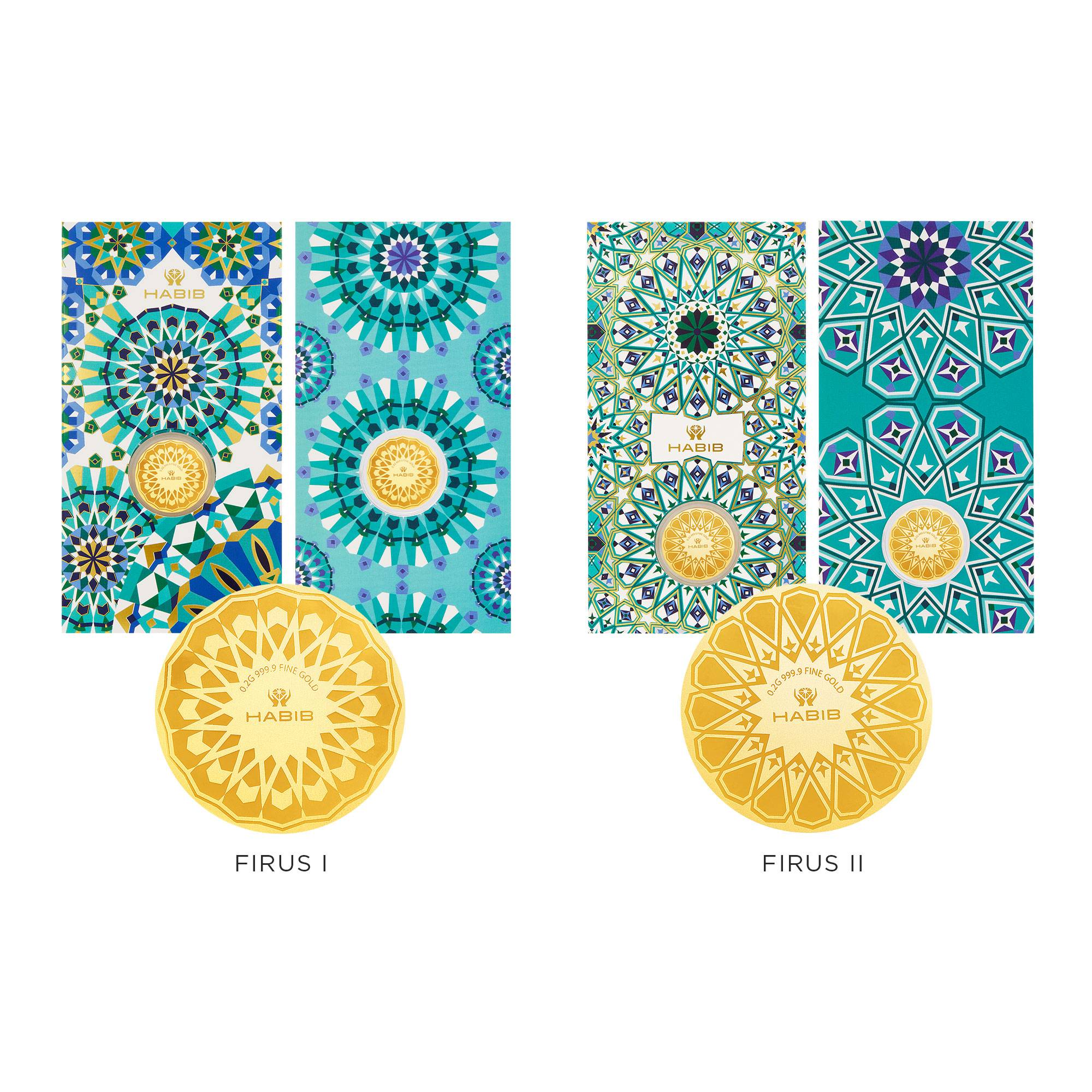 HABIB Arabesque (Firus) | 999.9 Gold Wafer Coin (0.20g)