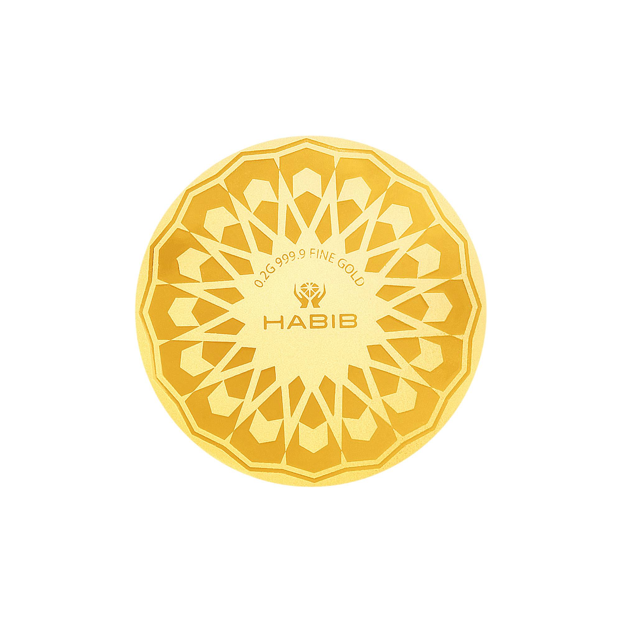 HABIB Arabesque (Firus) | 999.9 Gold Wafer Coin (0.20g)