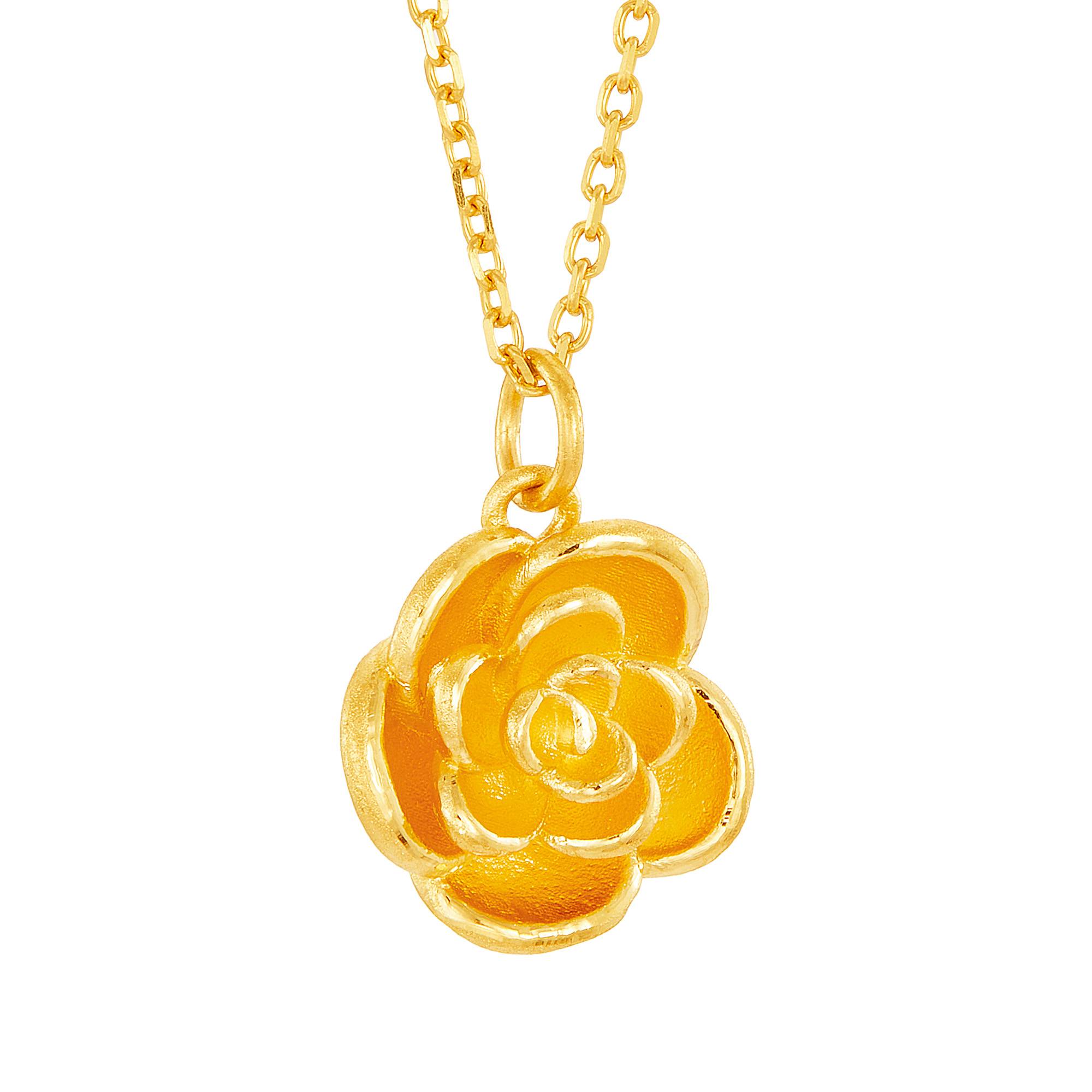 999/24K Yellow Gold Pendant WWGP900524