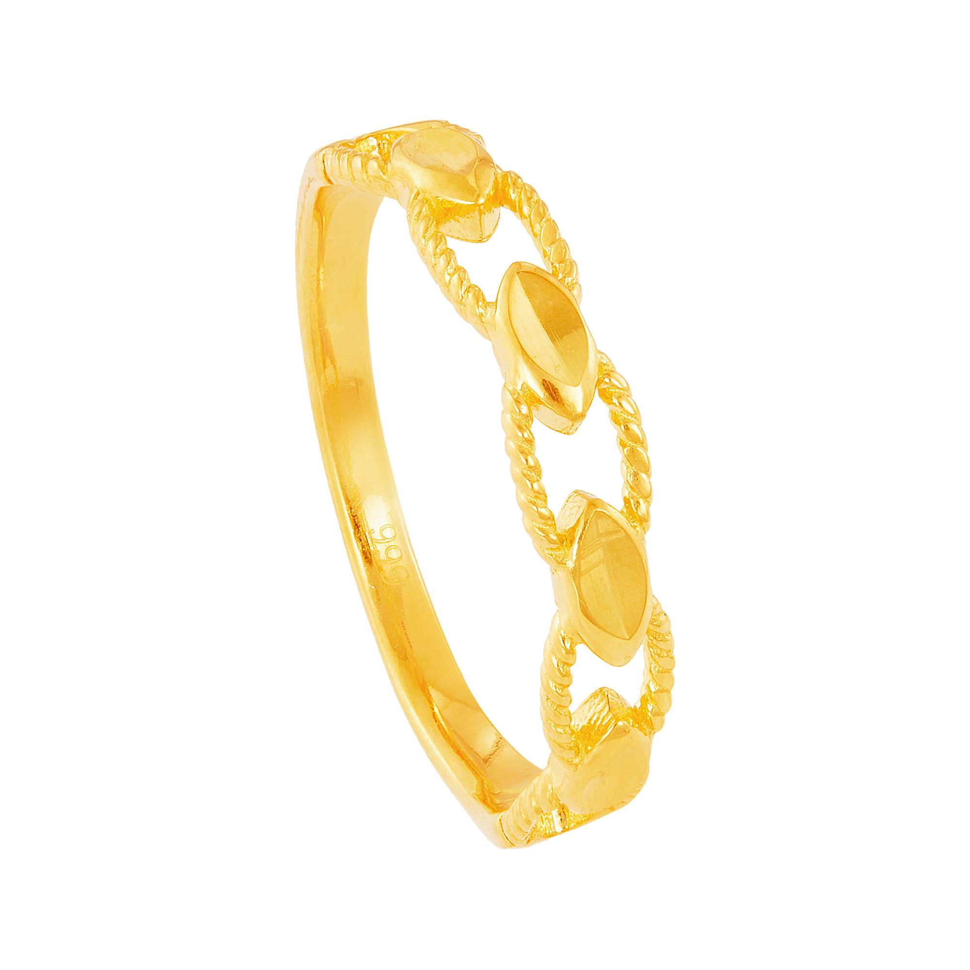 999/24K Yellow Gold Ring WWGR1880524