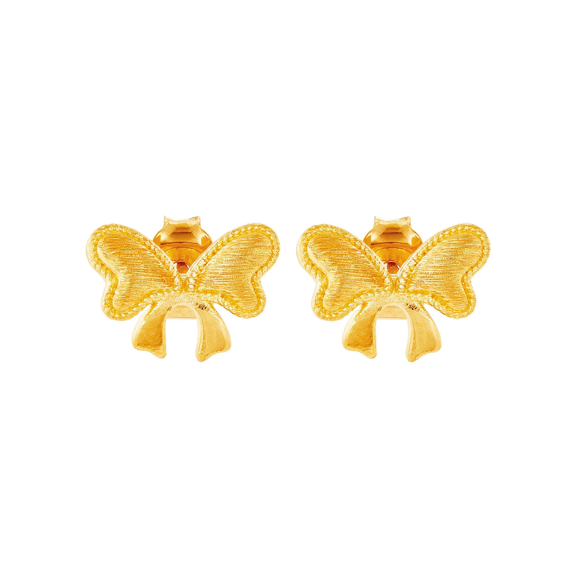 999/24K Yellow Gold Earrings WWGE480524