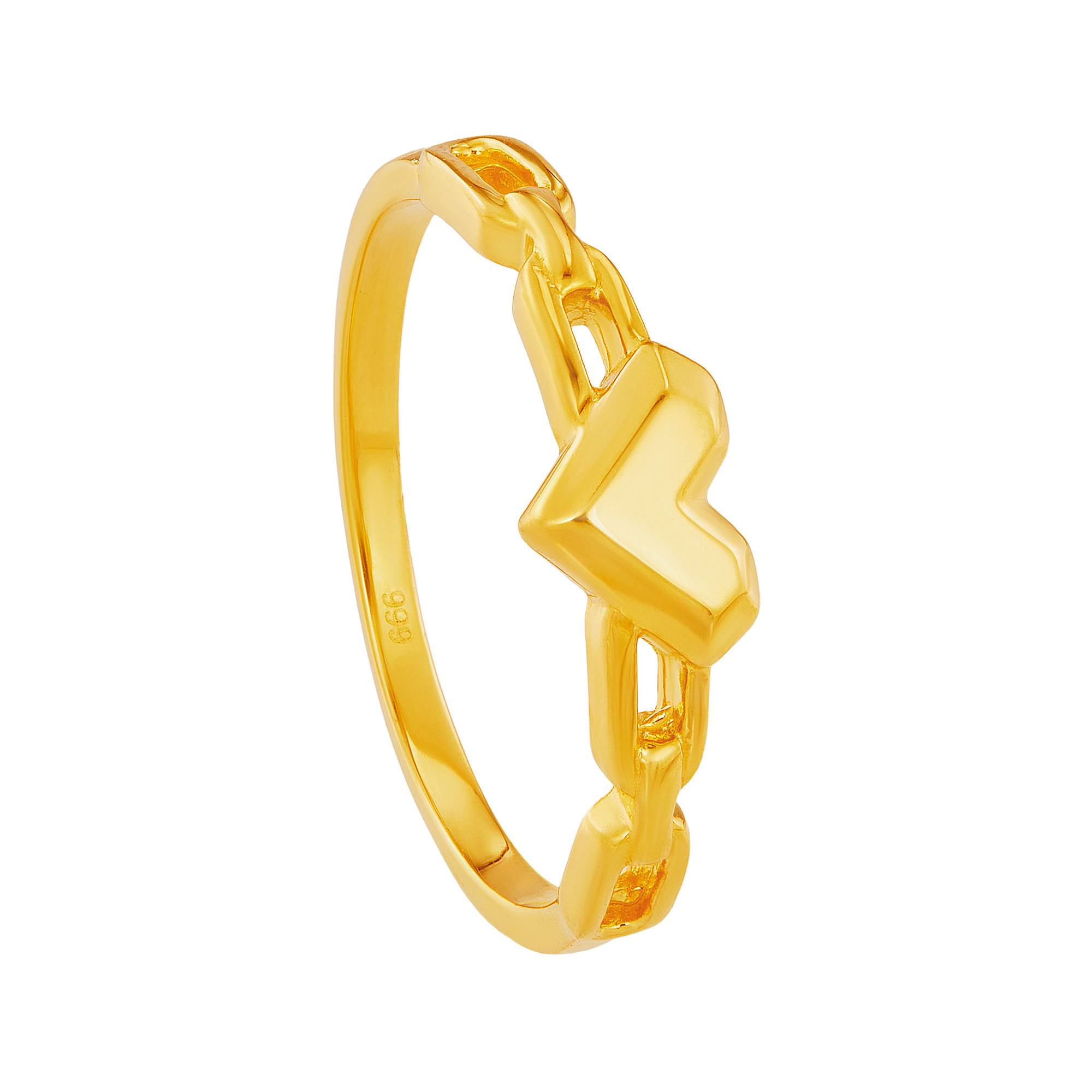 999/24K Yellow Gold Ring WWGR2060624