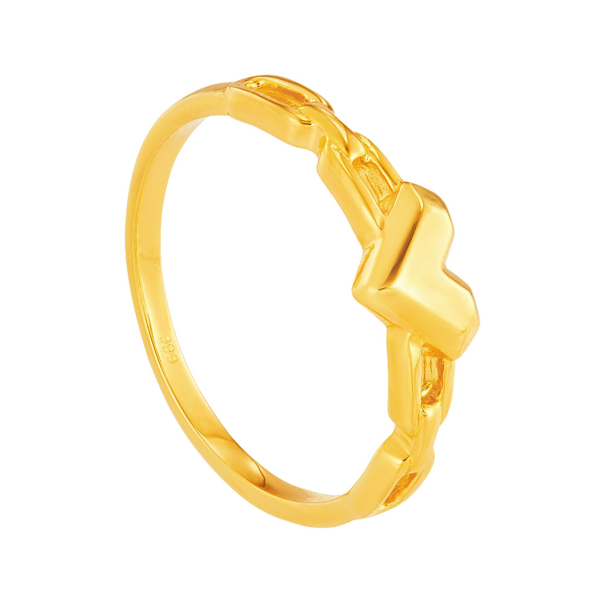 999/24K Yellow Gold Ring WWGR2060624