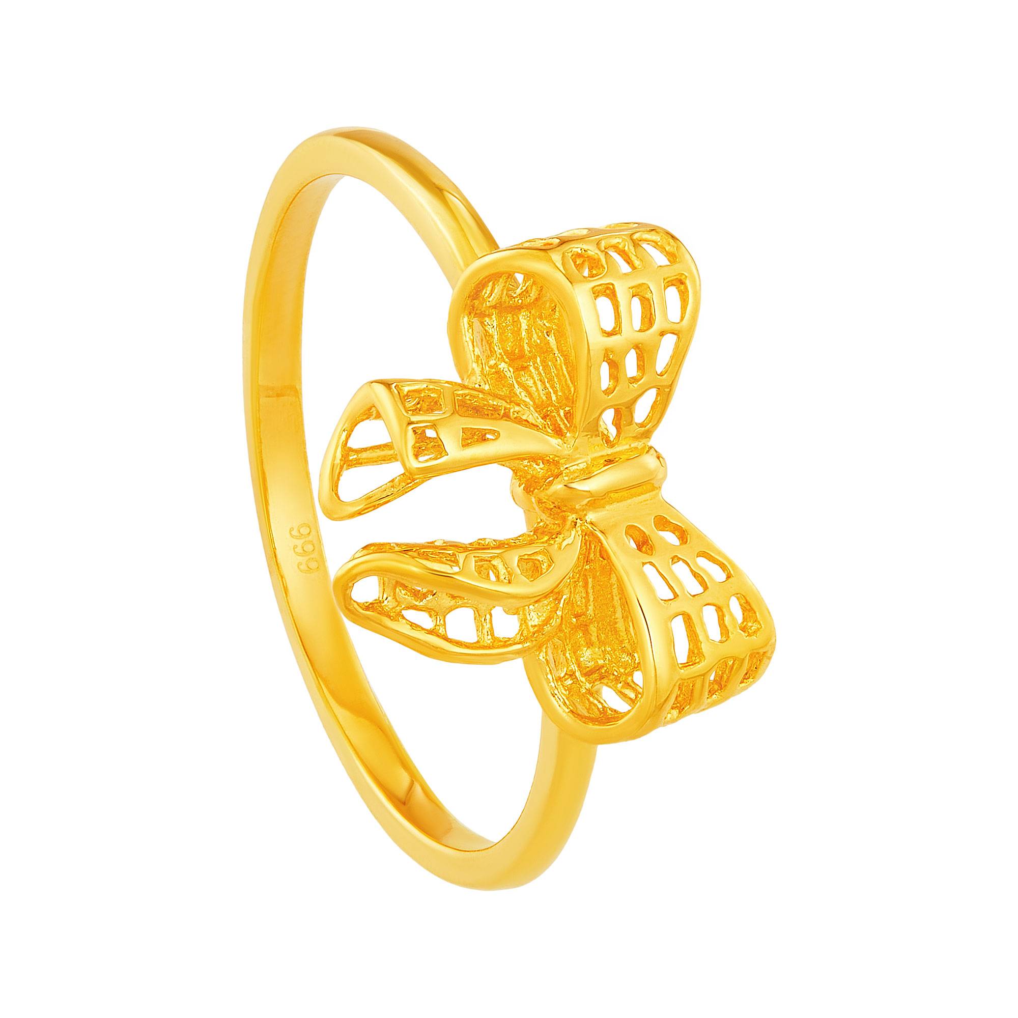 999/24K Yellow Gold Ring WWGR2050624