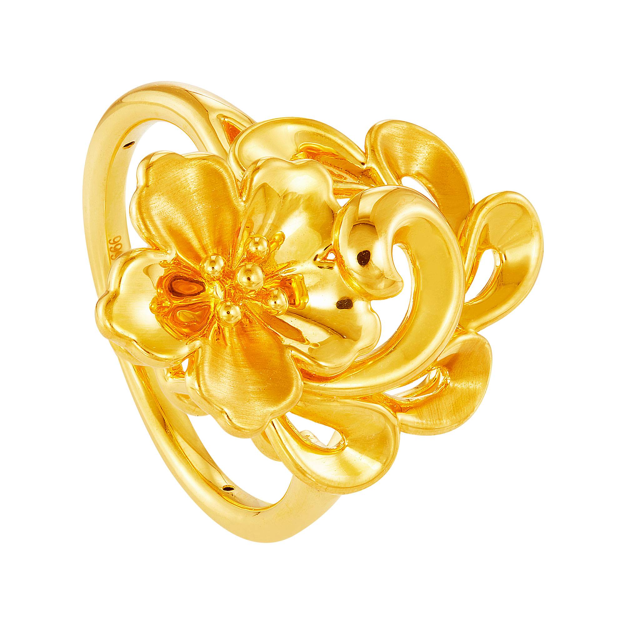 999/24K Yellow Gold Ring LTR130624