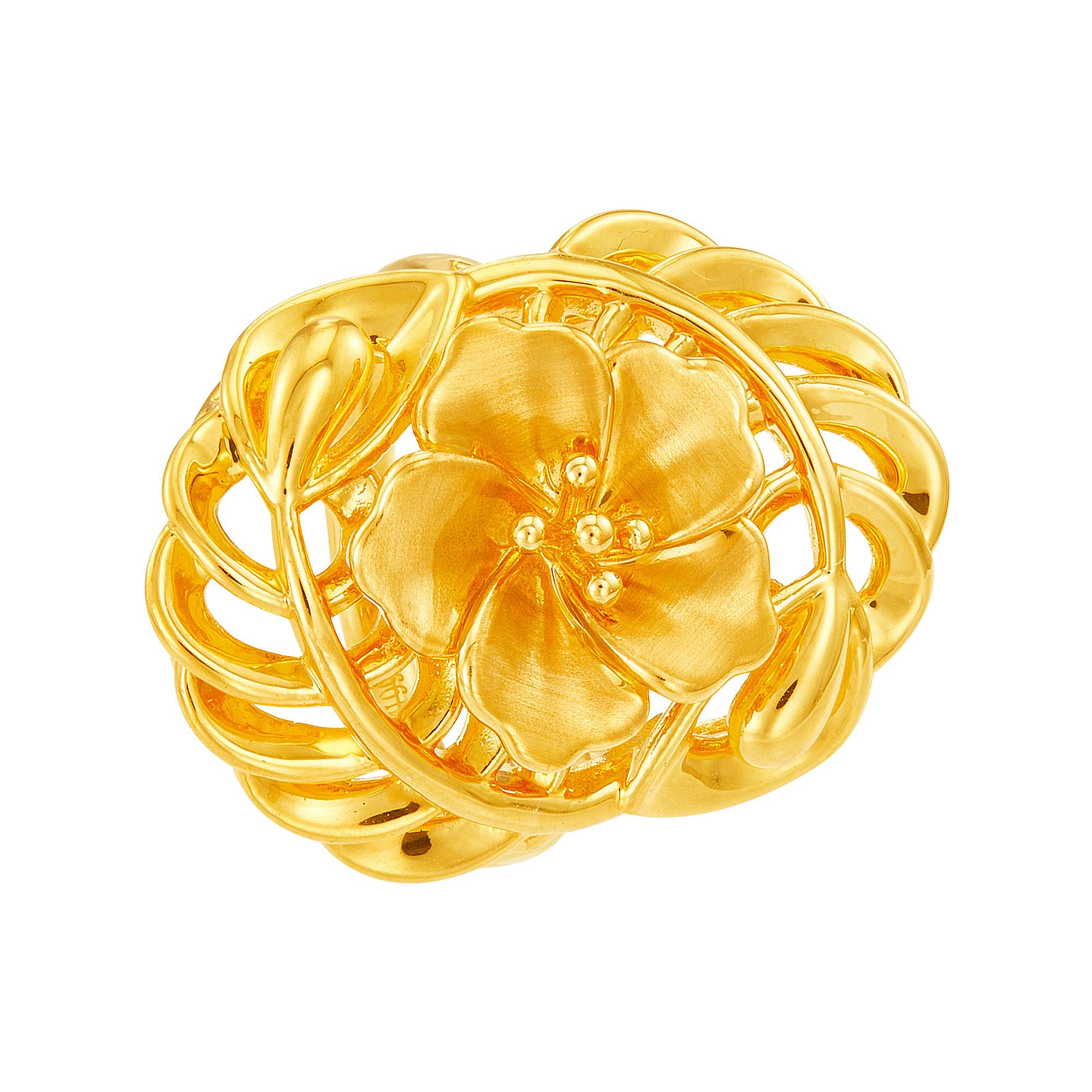 999/24K Yellow Gold Ring LTR030624
