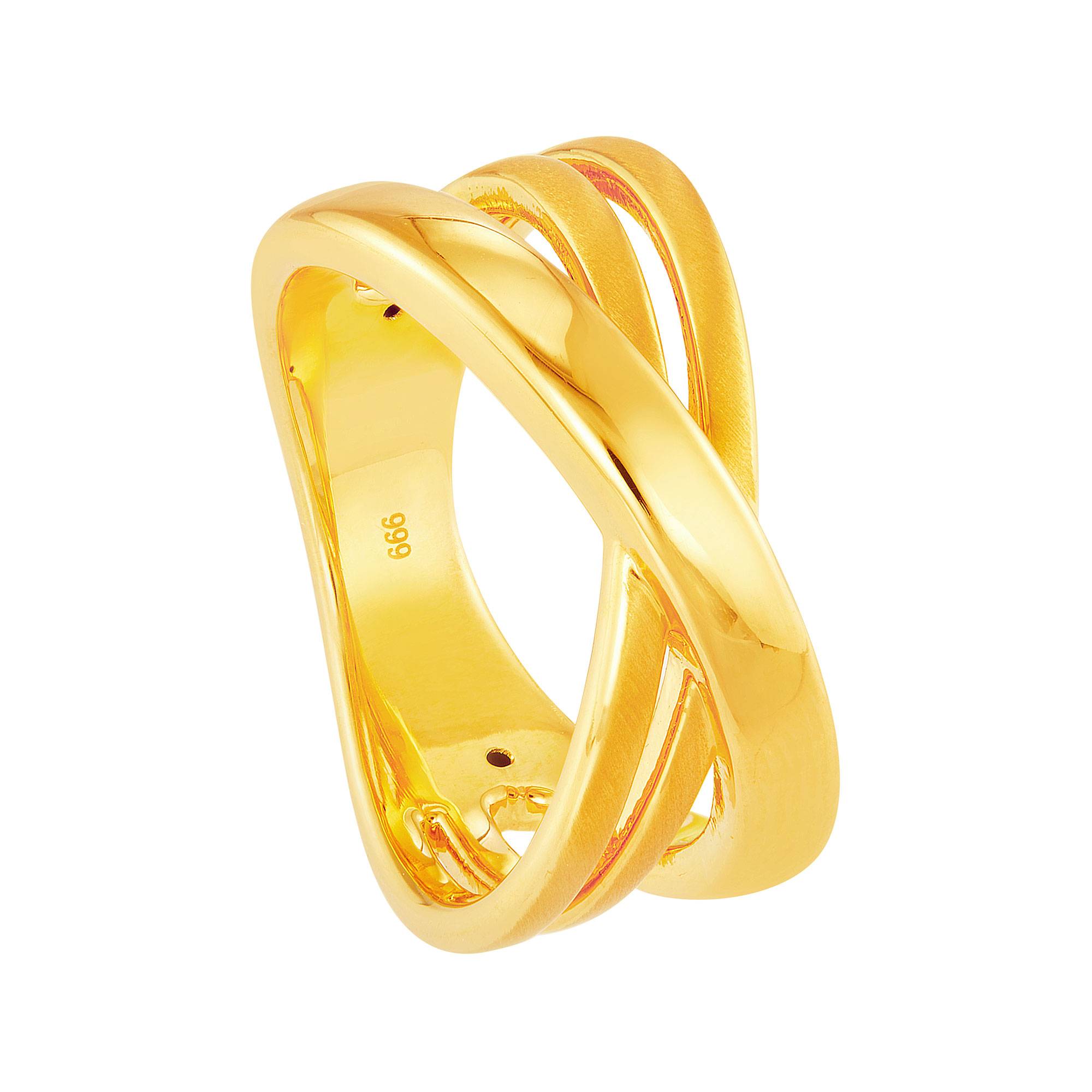 999/24K Yellow Gold Ring LTR100624