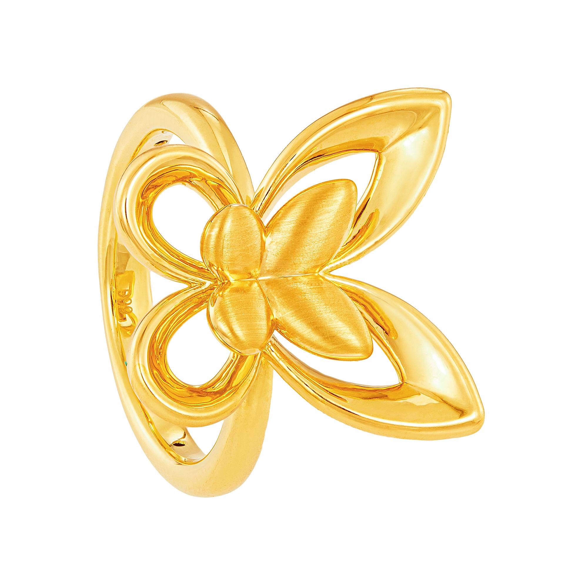 999/24K Yellow Gold Ring LTR140624