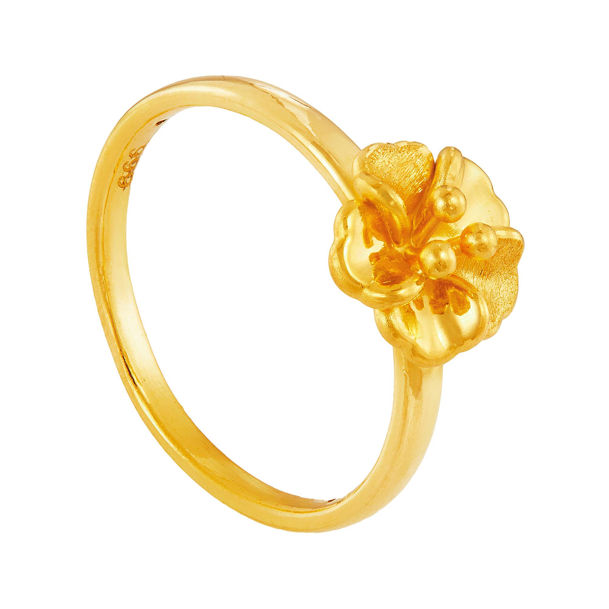 999/24K Yellow Gold Ring R9ABP0624(MP)
