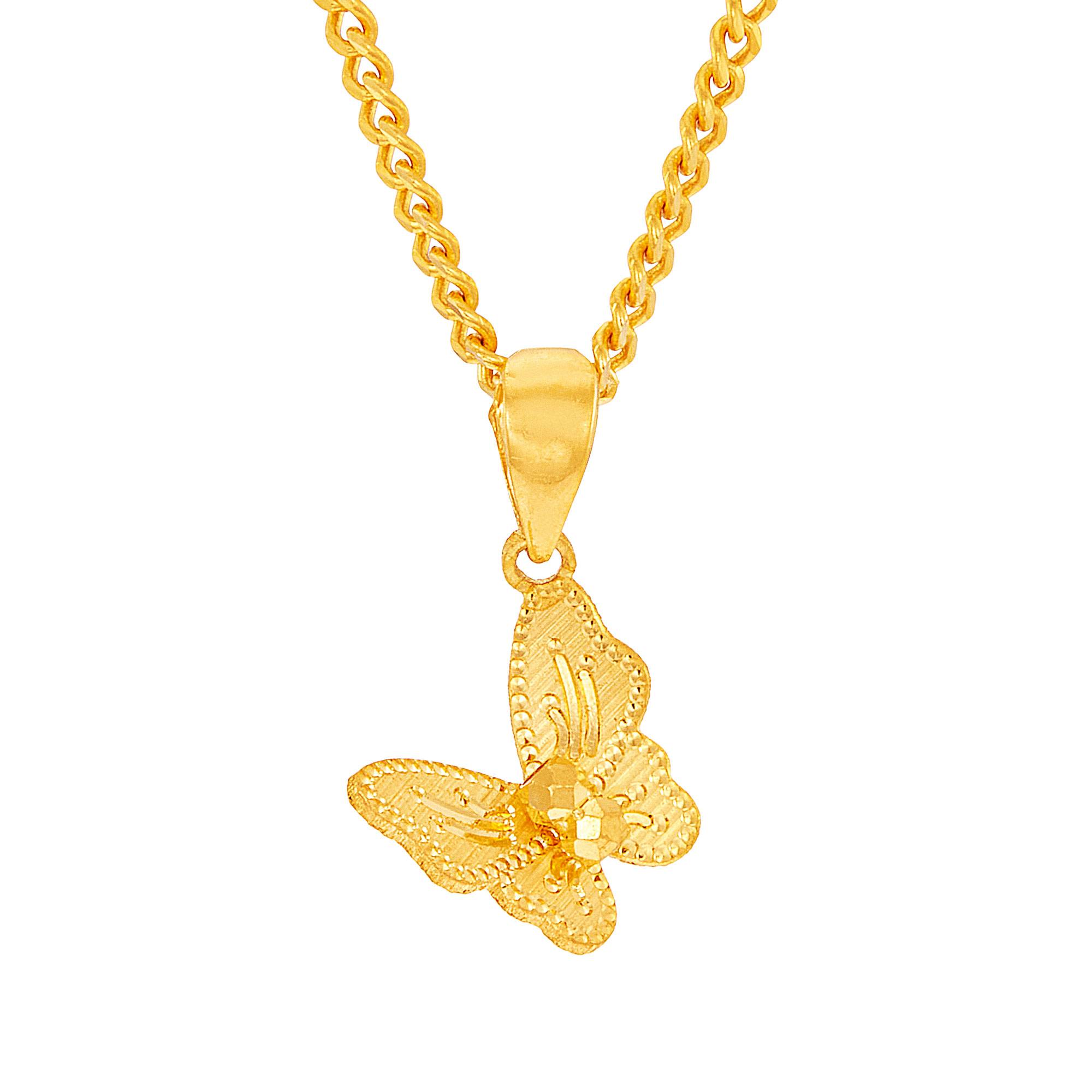 999/24K Yellow Gold Pendant DTC060724