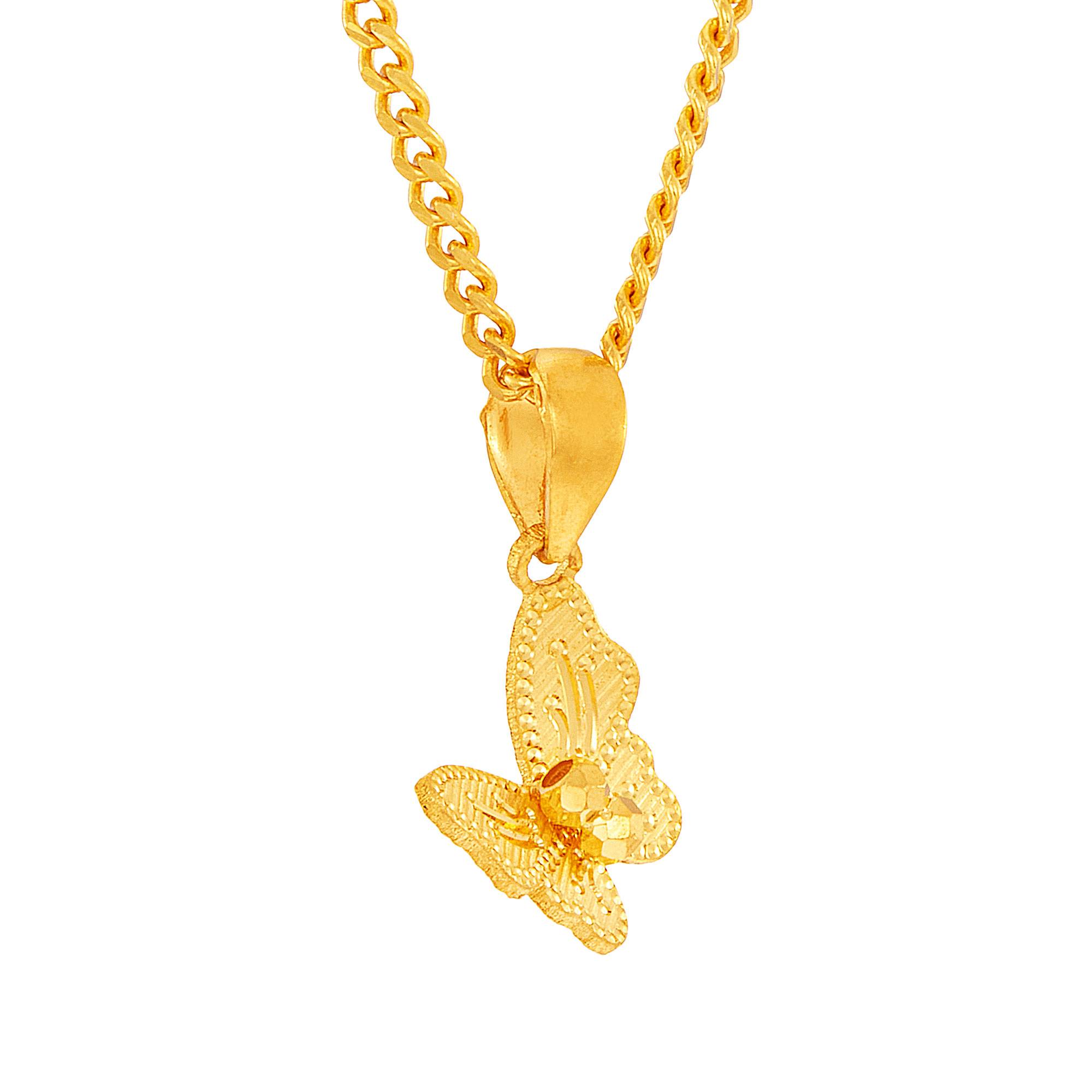 999/24K Yellow Gold Pendant DTC060724