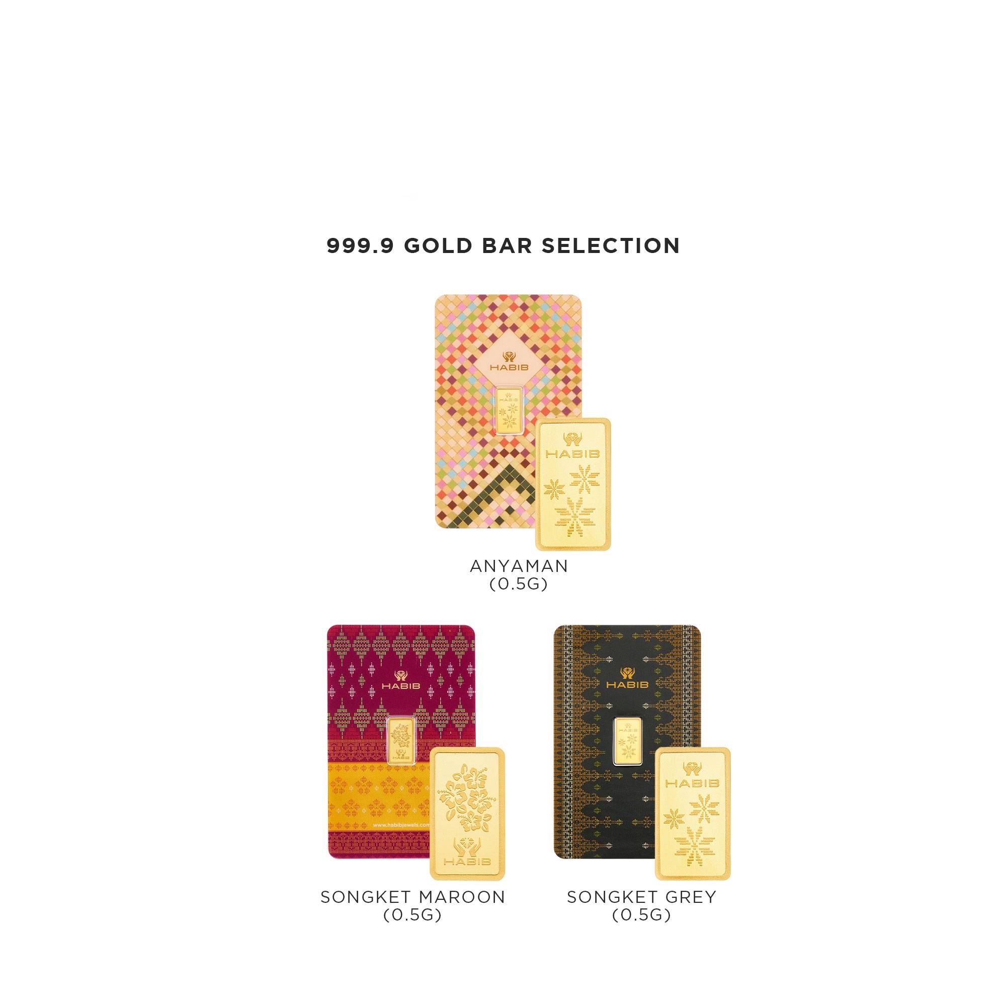 HABIB Joy Collection (Anniversary) | 999.9 Gold Bar (1g)
