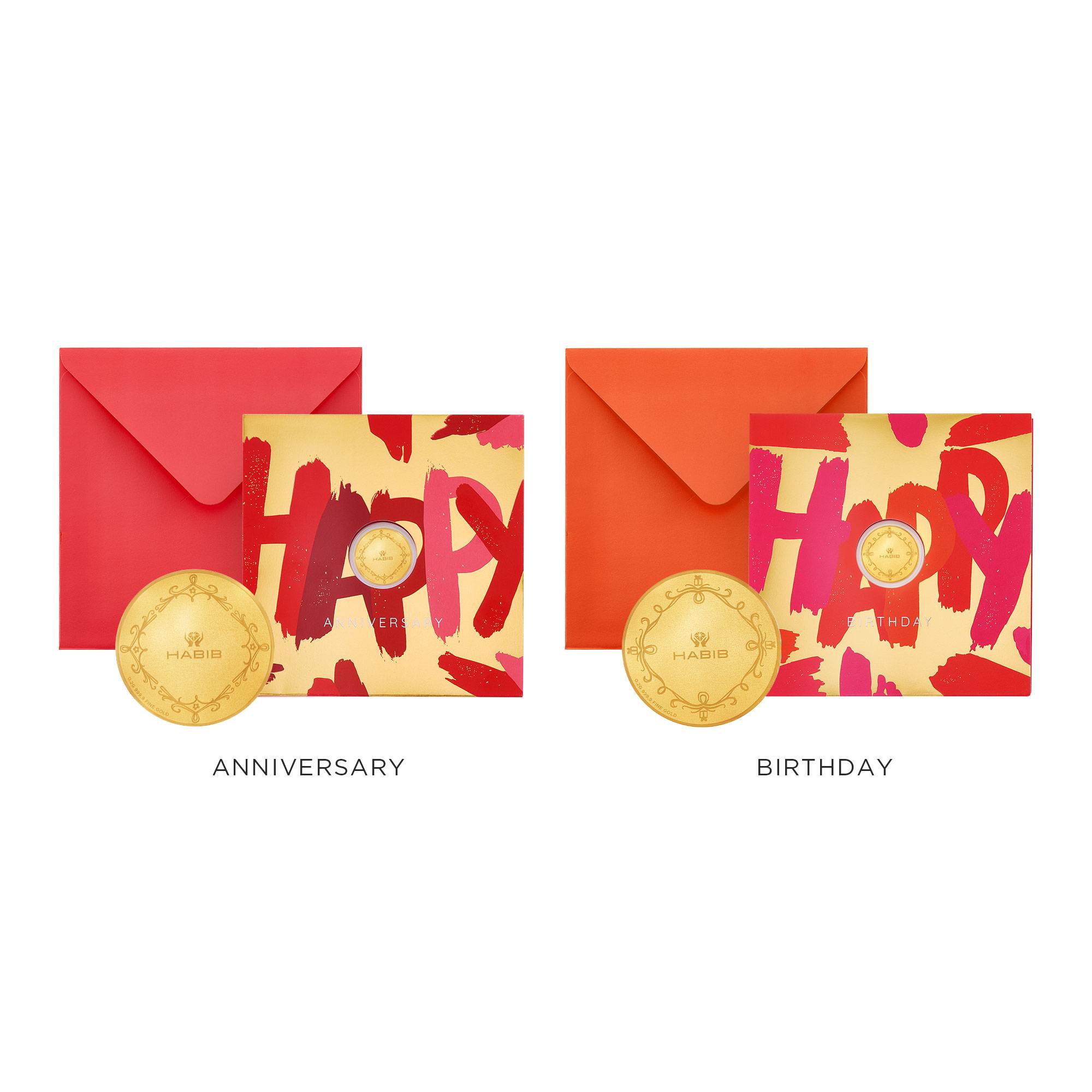 HABIB Joy Collection | 999.9 Gold Wafer Coin (0.20g)