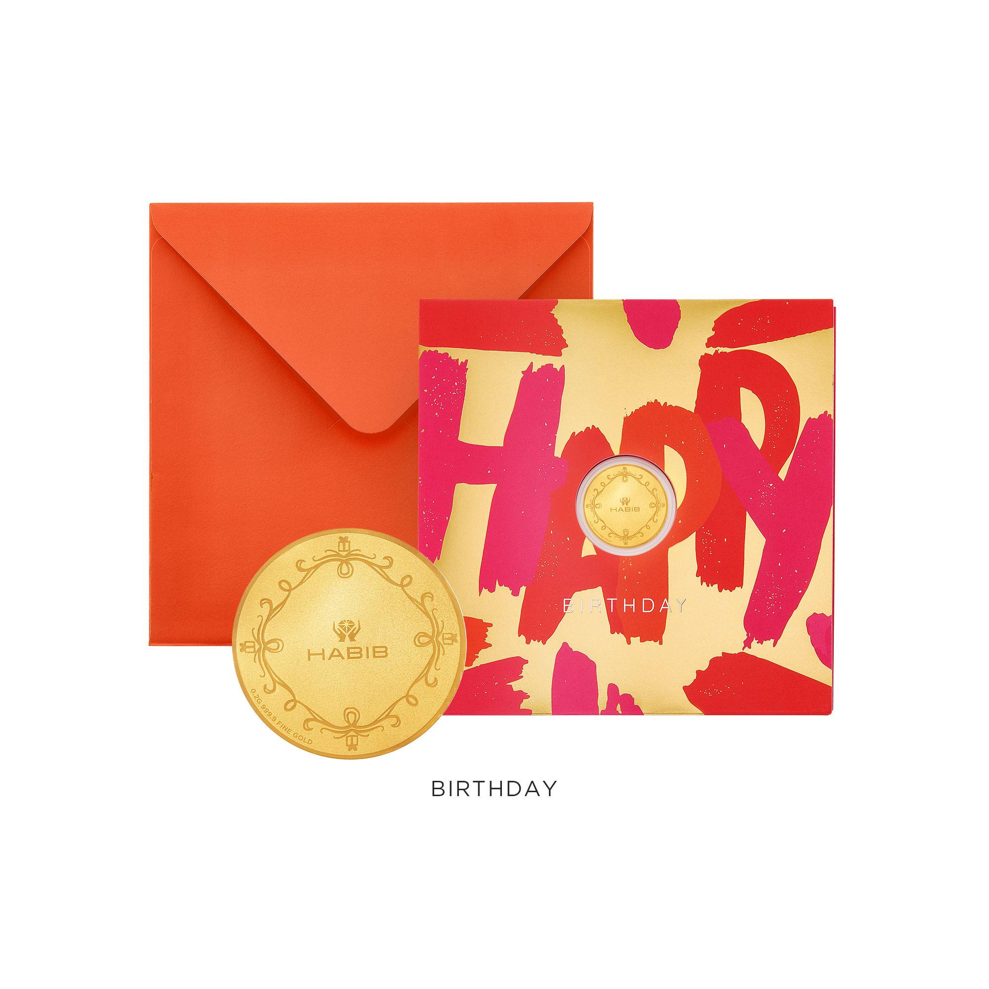 HABIB Joy Collection | 999.9 Gold Wafer Coin (0.20g)